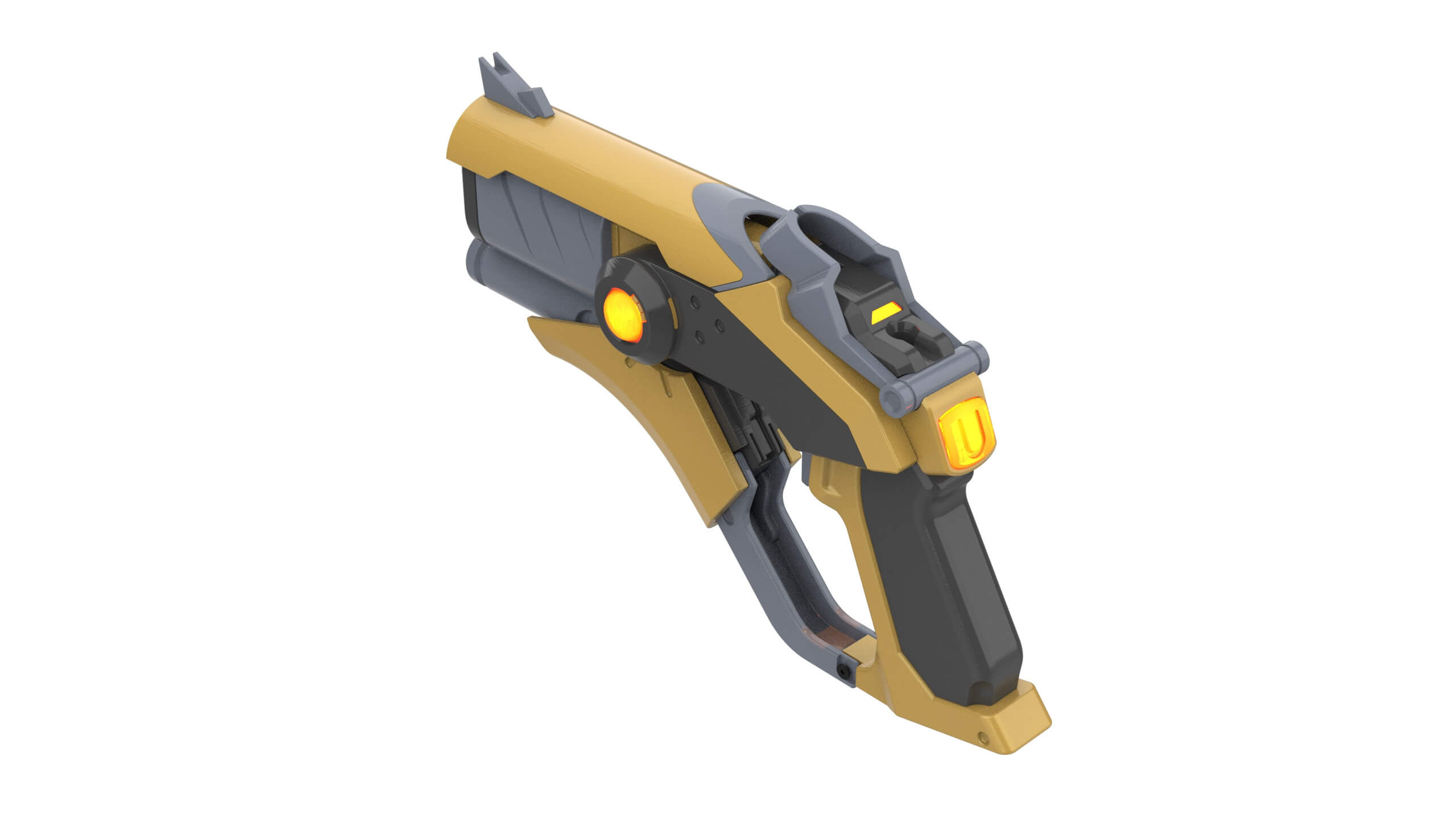 Overwatch Mercy Blaster Devil Skin - 3D Model by MakerLab