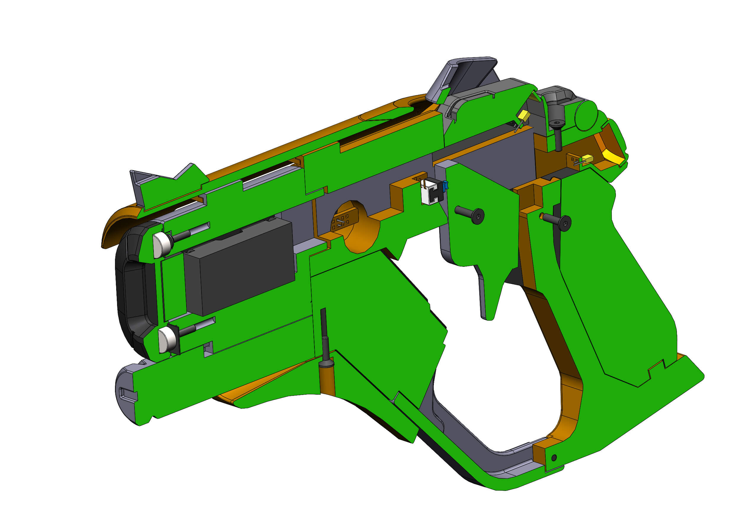 Overwatch Mercy Blaster Devil Skin - 3D Model by MakerLab