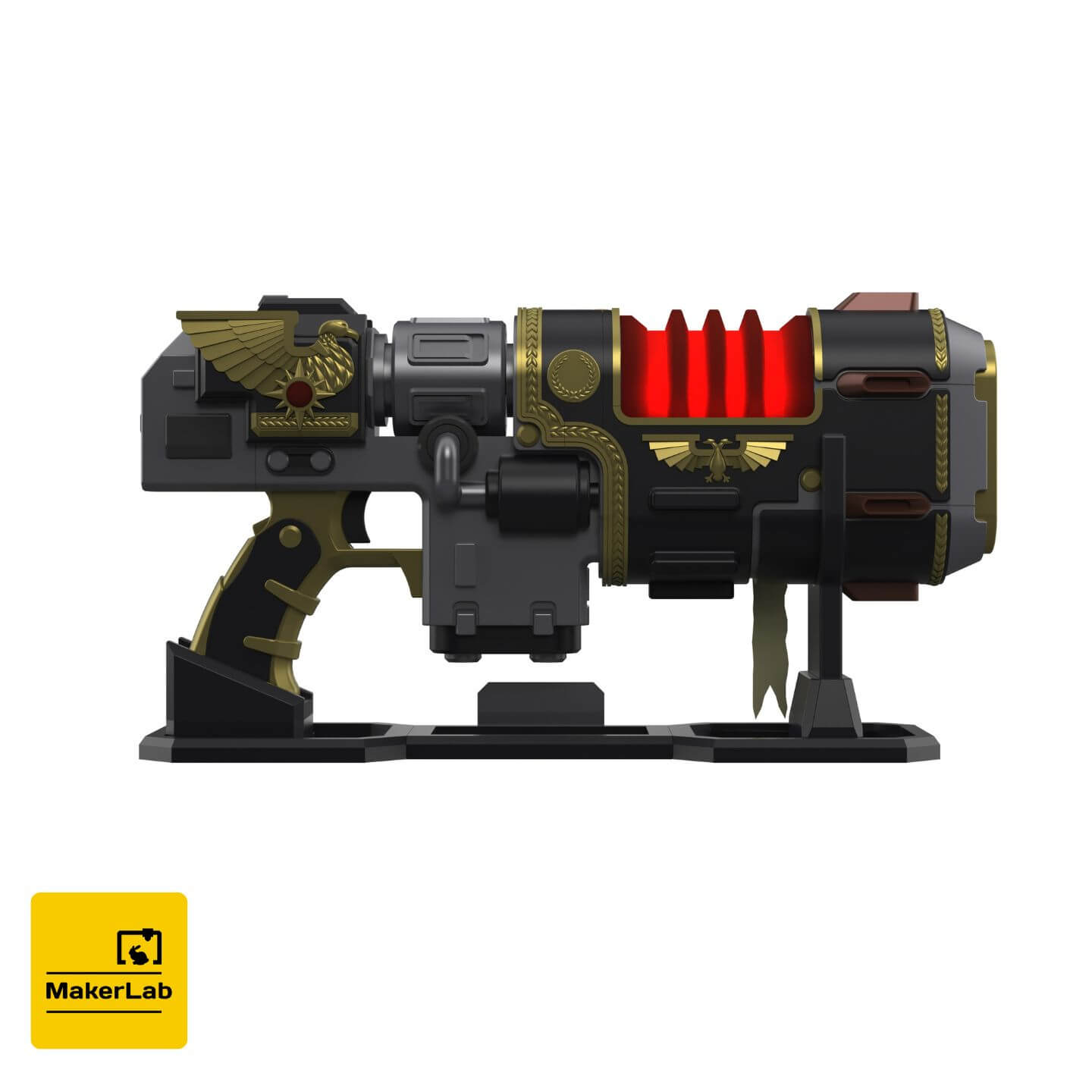 Neo-Volkite Blaster Space Marine 2 - STL CAD OBJ Commercial 3D Model by ...