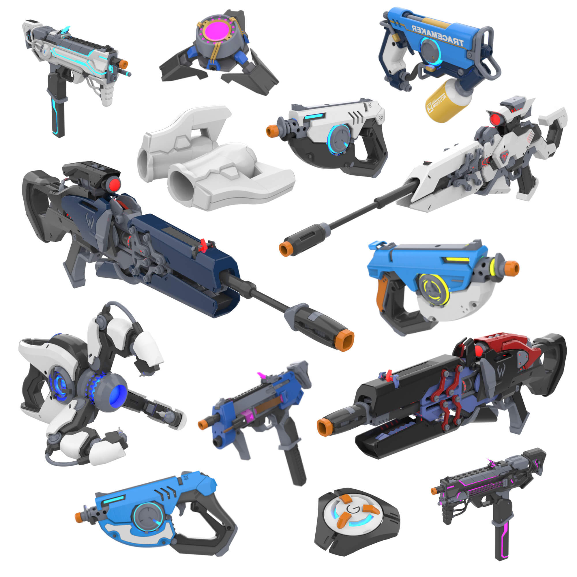 Overwatch 14 Printable Models Collection Part 2 - 3D Print Model by ...