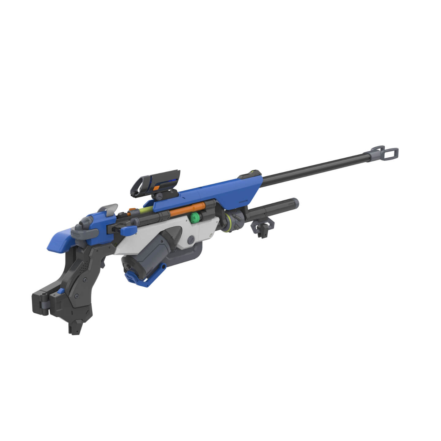 Overwatch Ana Sniper Rifle - 3 Skins STL OBJ CAD Commercial 3D Model by ...