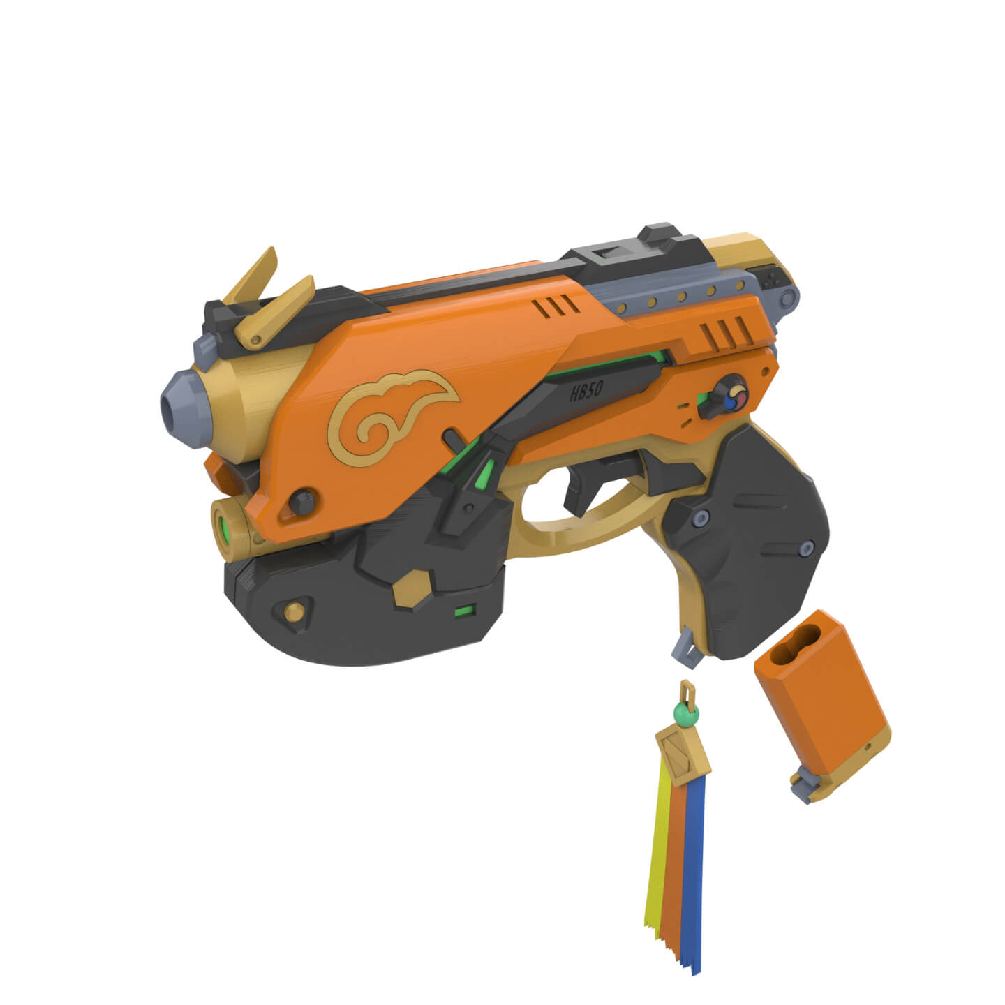 Overwatch DVa Blaster Palaquin Skin - STL OBJ CAD Commercial 3D Model ...