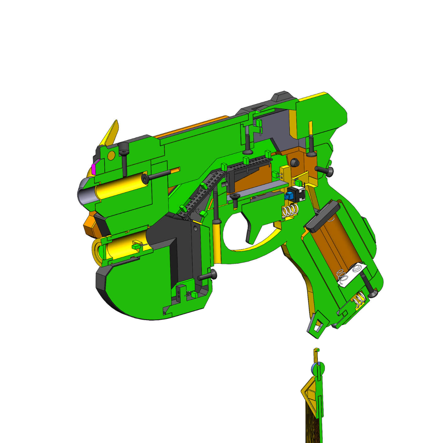 Overwatch DVa Blaster Palaquin Skin - STL OBJ CAD Commercial 3D Model ...