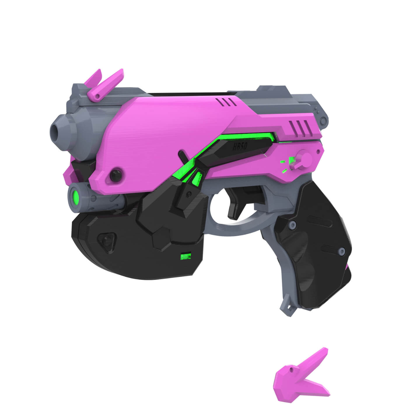 Overwatch Dva Gun - STL OBJ CAD Bundle - Commercial Use 3D Model by ...