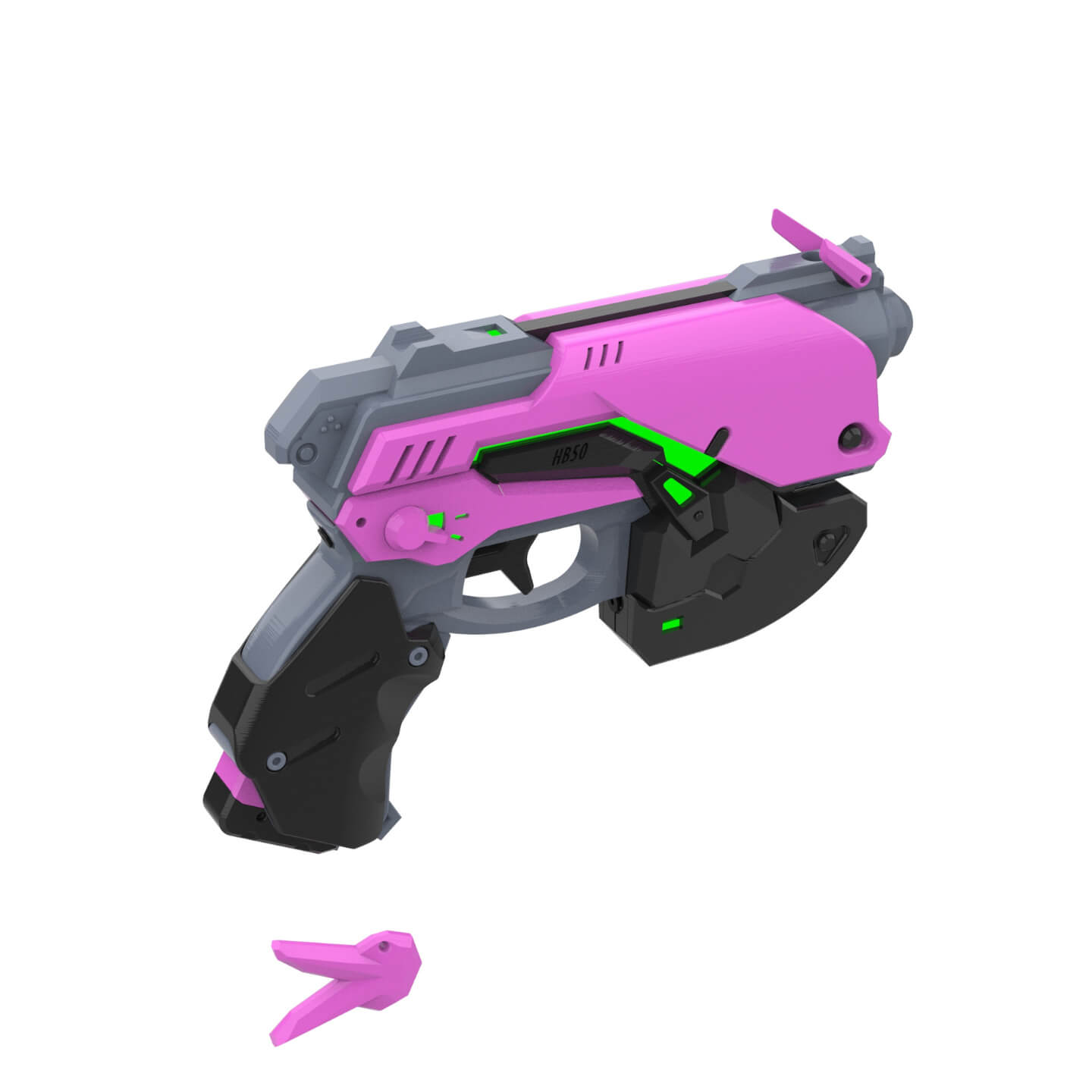 Overwatch Dva Gun - STL OBJ CAD Bundle - Commercial Use 3D Model by ...