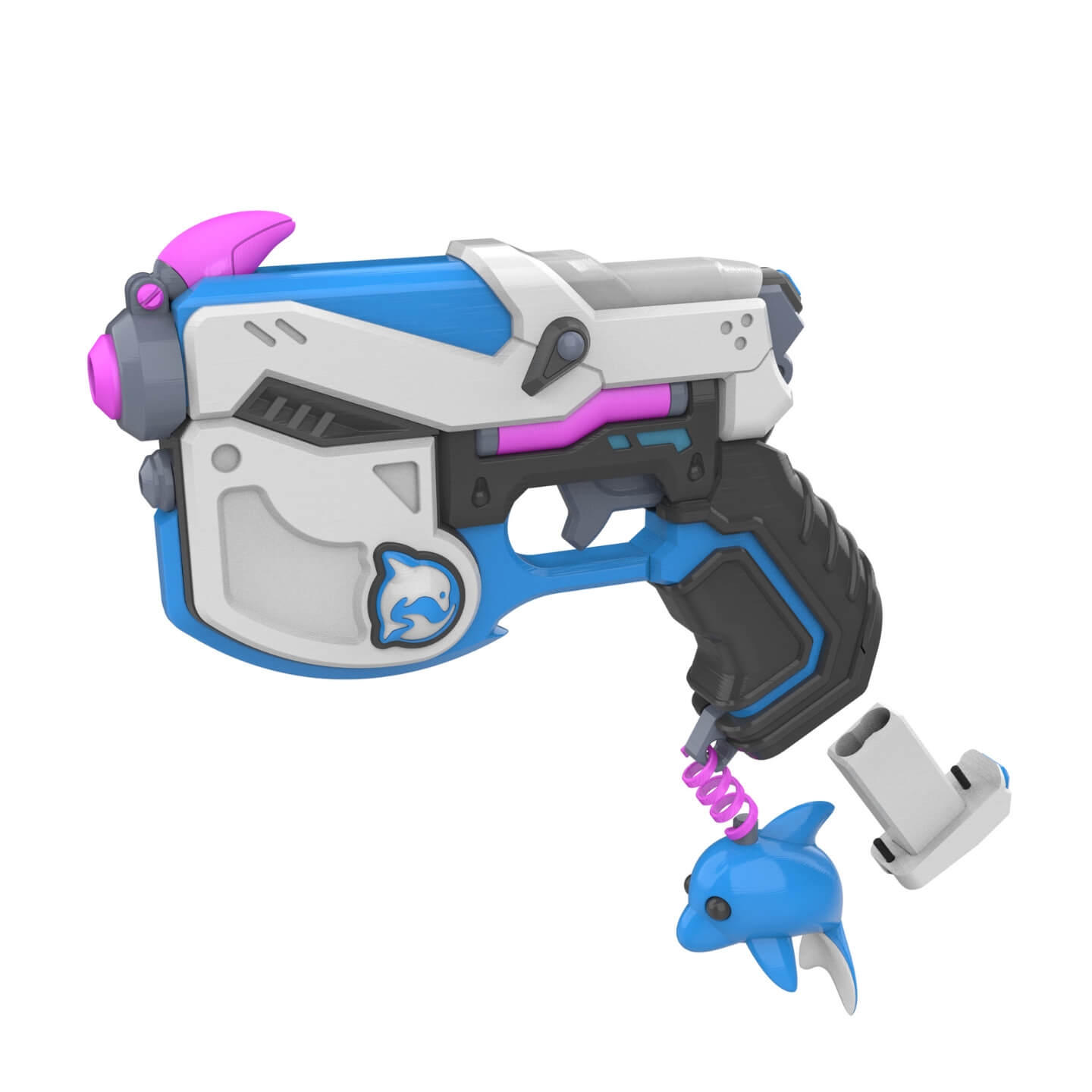 Overwatch DVa Gun Waveracer Skin - STL OBJ CAD Bundle 3D Print Model by ...