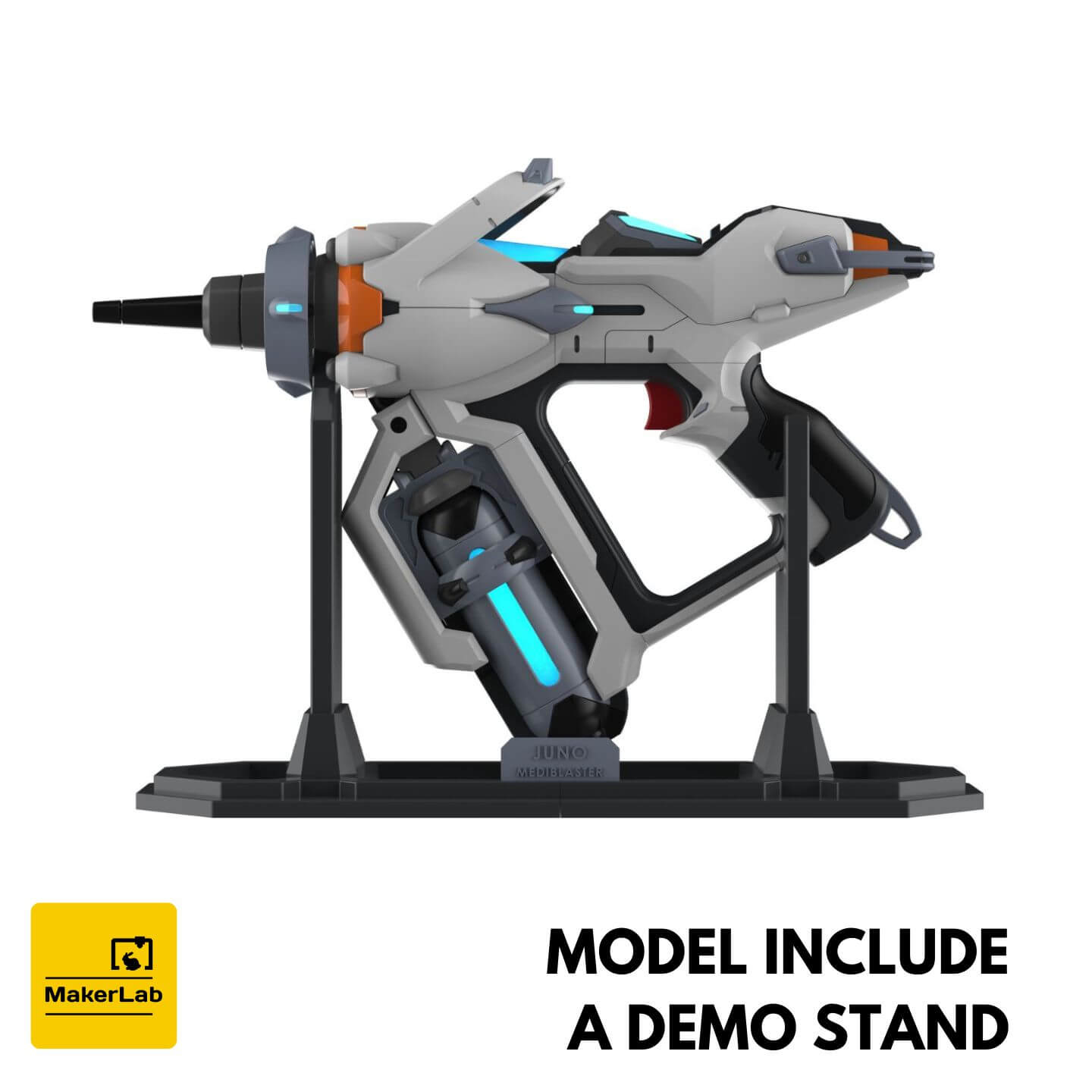 Overwatch Juno Mediblaster - Printable Stl - Personal Use 3D Model by ...