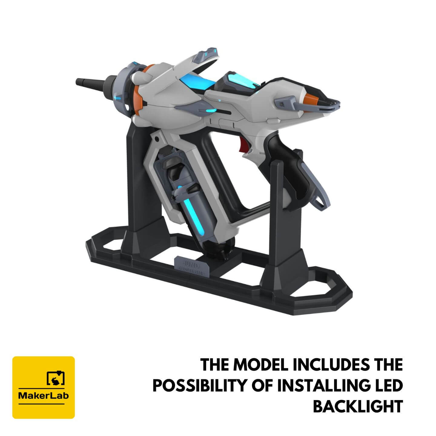 Overwatch Juno Mediblaster - Printable Stl - Personal Use 3D Model by ...