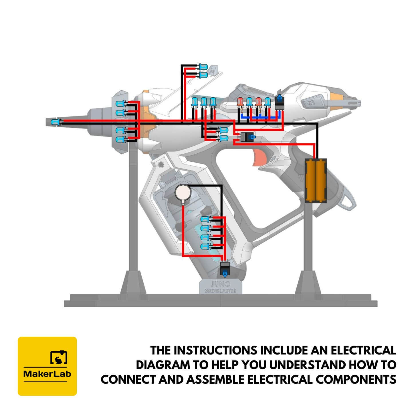 Overwatch Juno Mediblaster - Printable Stl - Personal Use 3D Model by ...