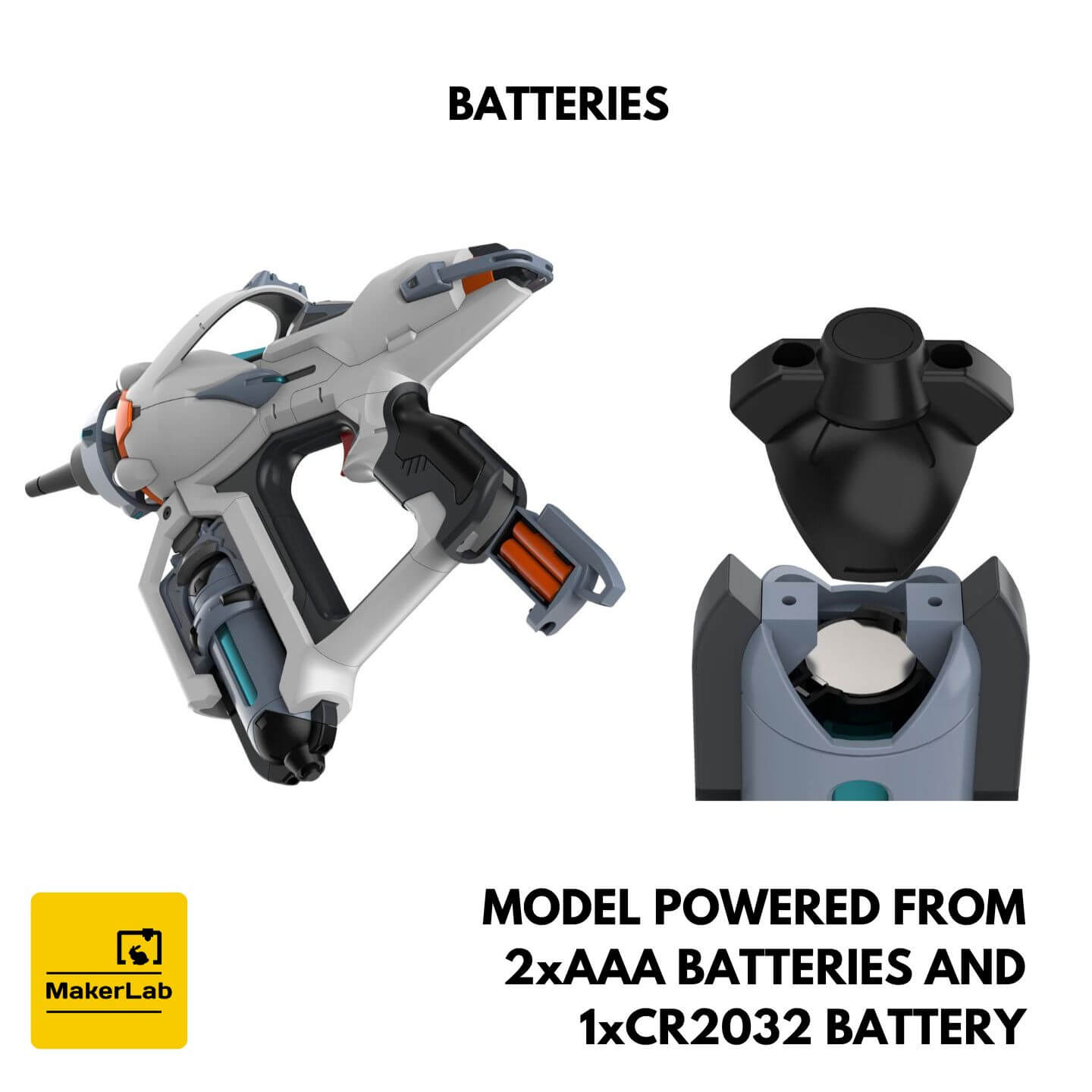 Overwatch Juno Mediblaster - Stl CAD OBJ - Commercial Use 3D Model by ...