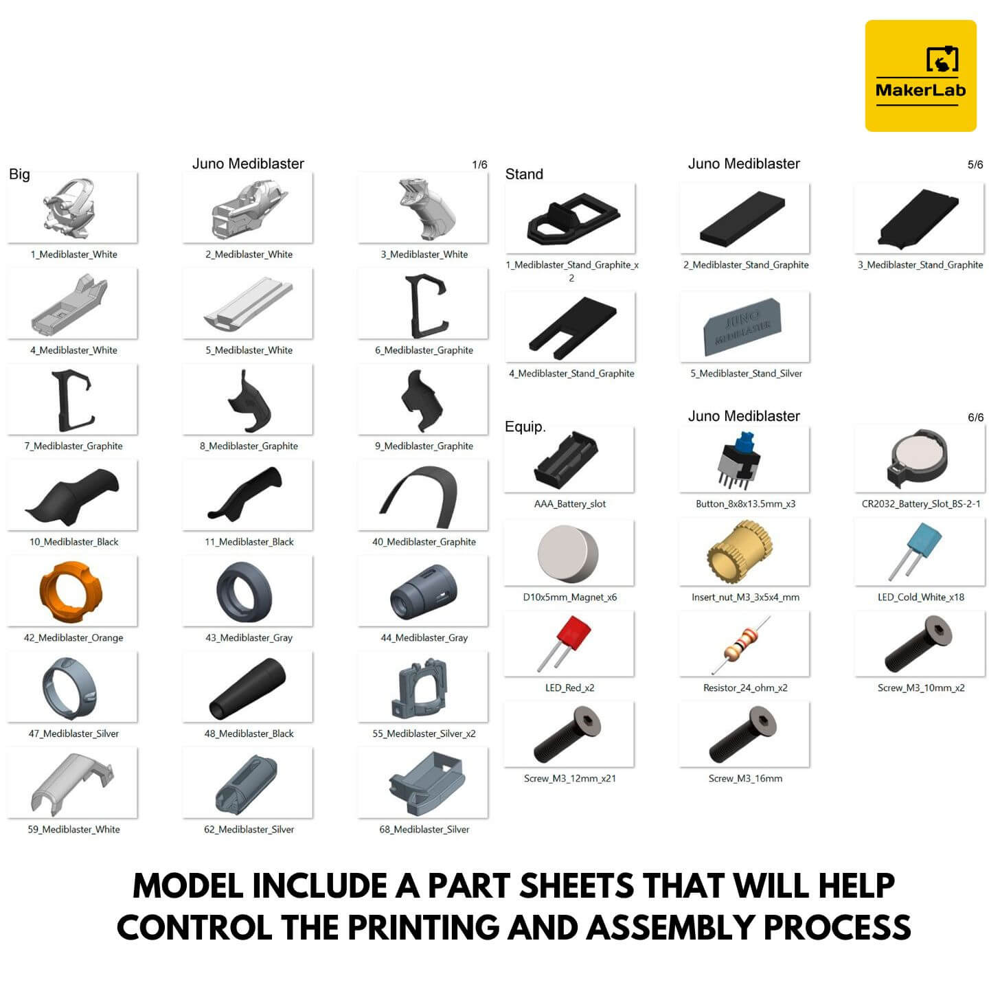 Overwatch Juno Mediblaster - Stl CAD OBJ - Commercial Use 3D Model by ...