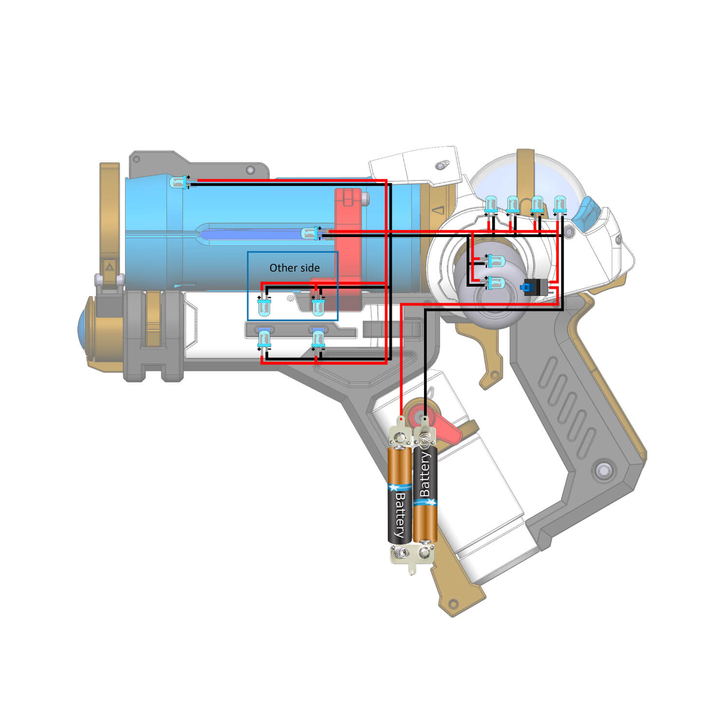 Overwatch Mei Blaster - STL OBJ CAD Bundle - Commercial Use 3D Print ...