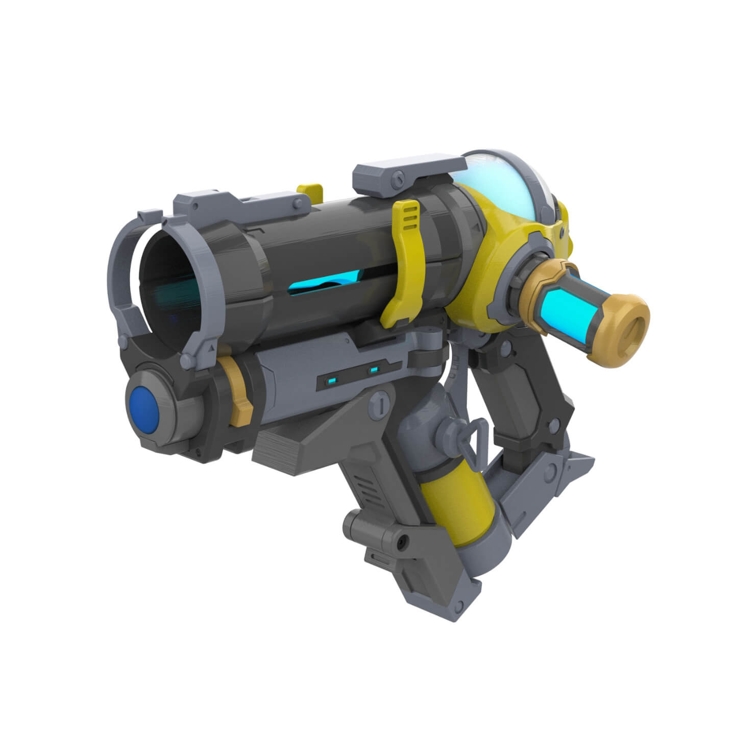 Overwatch Mei Firefighte Blaster - STL OBJ CAD - Commercial 3D Model by ...