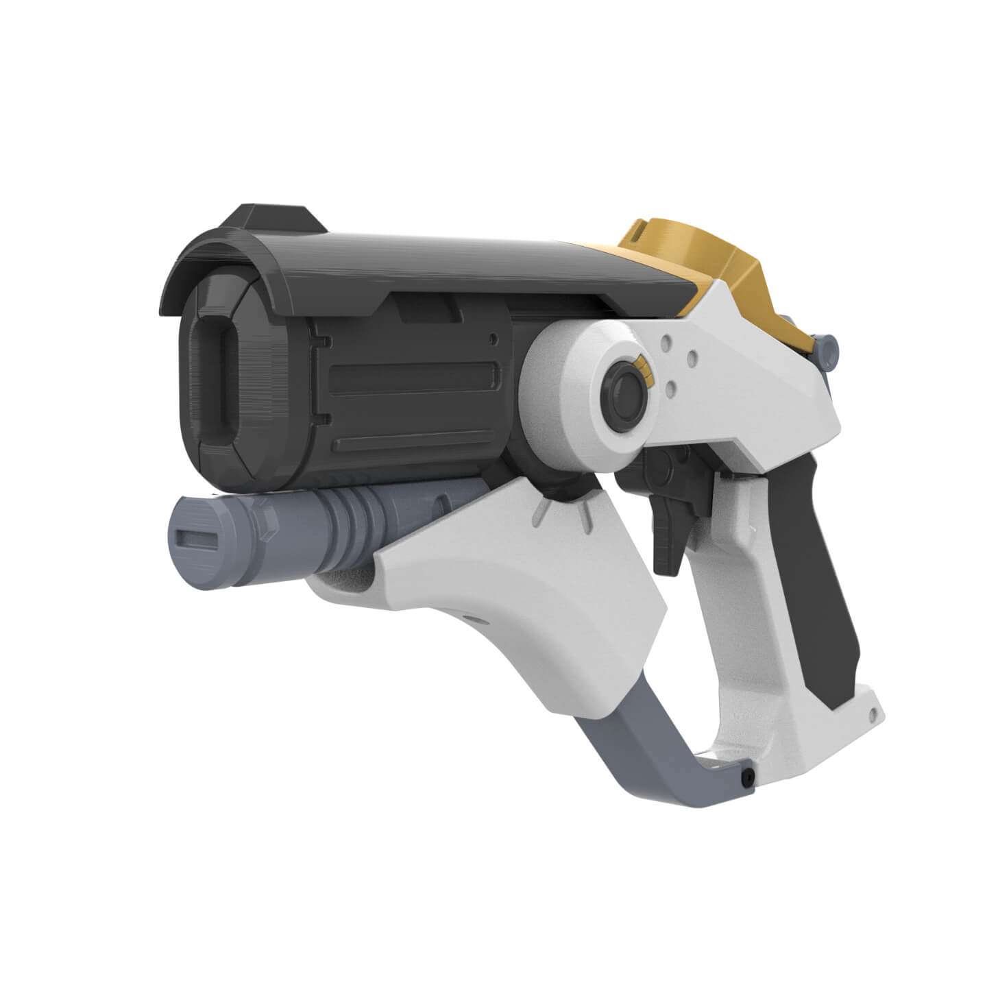 Overwatch Mercy Blaster 3 Skins - STL OBJ CAD Commercial Use 3D Model ...