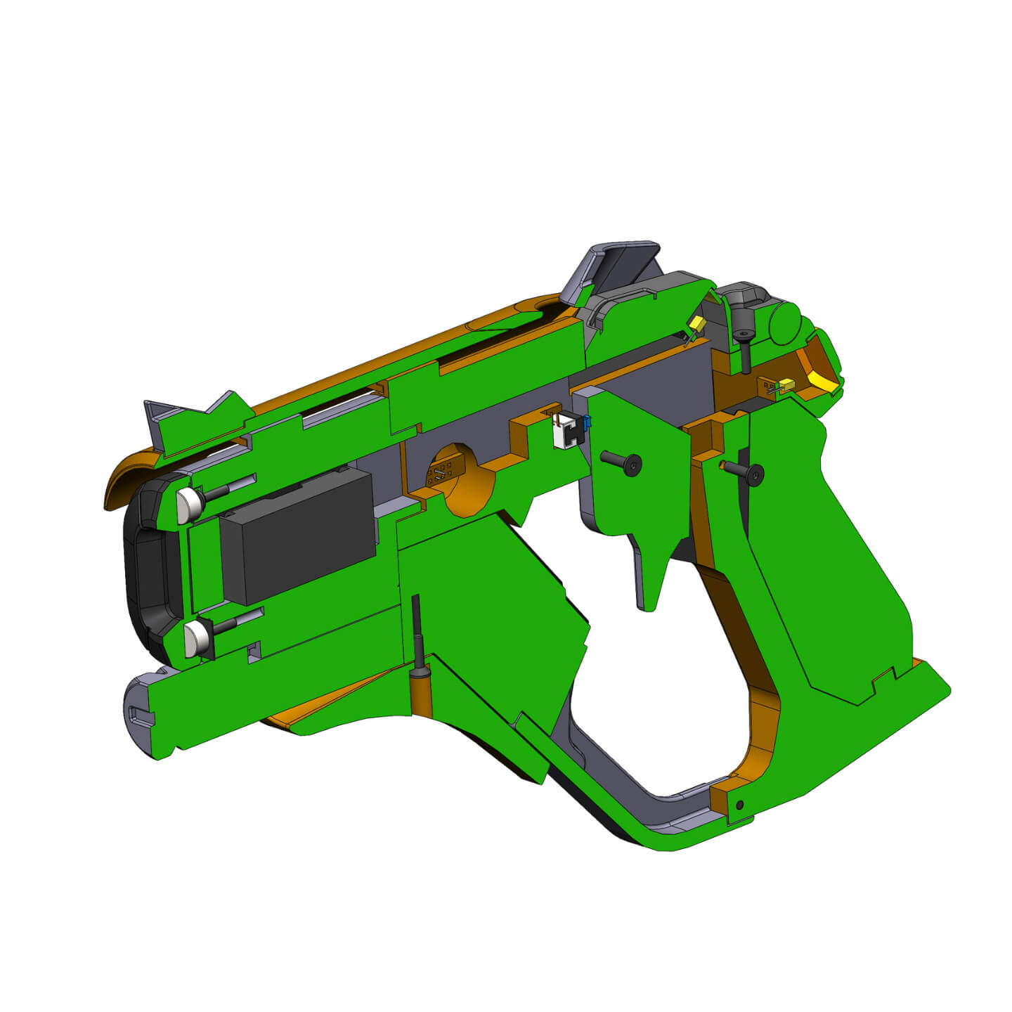 Overwatch Mercy Blaster Devil Skin - STL OBJ CAD Commercial 3D Print ...