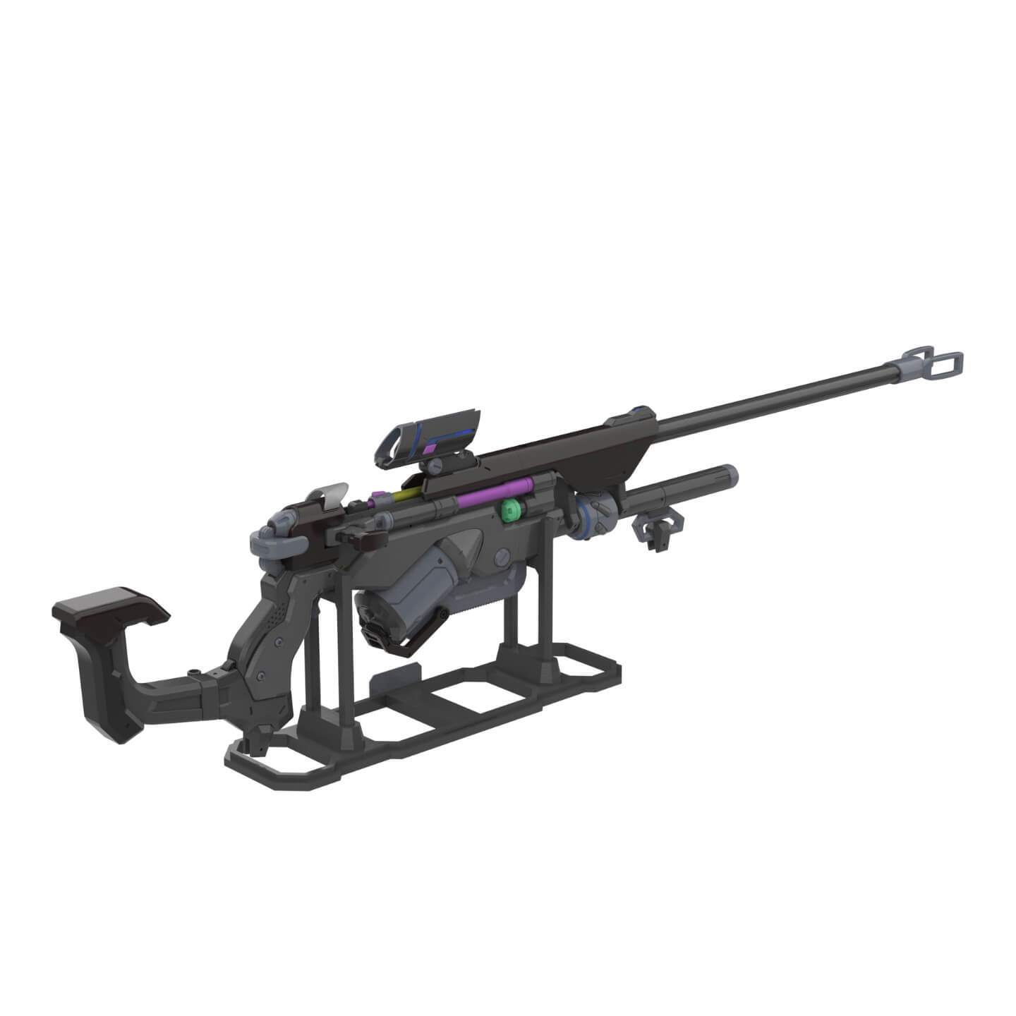 Overwatch Rifles Bundle - 3 Models - Commercial Use 3D Print Model by ...