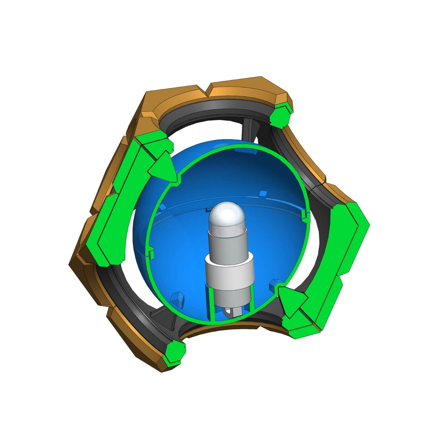 Overwatch Sigma Hyperspheres - STL OBJ CAD - Commercial 3D Model by ...