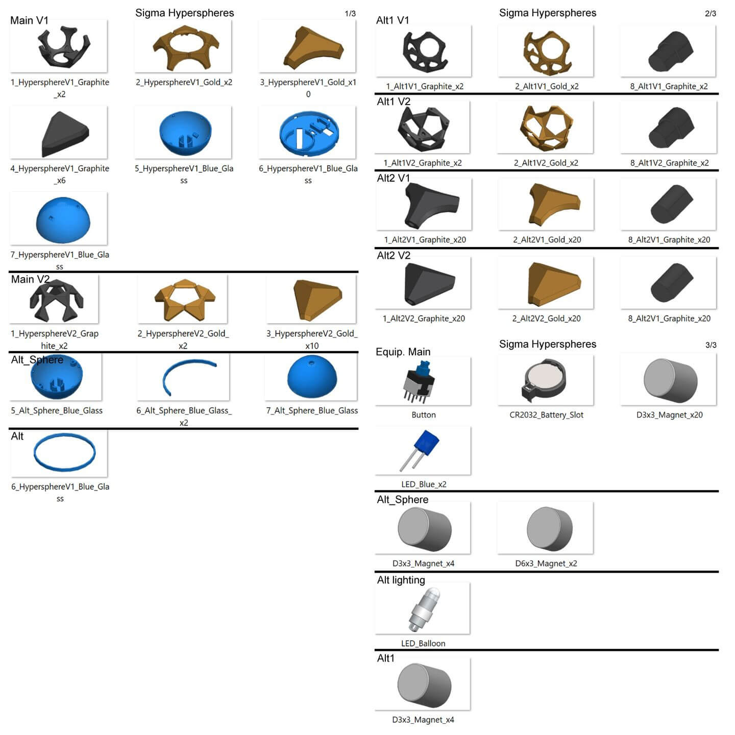 Overwatch Sigma Hyperspheres - 3D Model by MakerLab