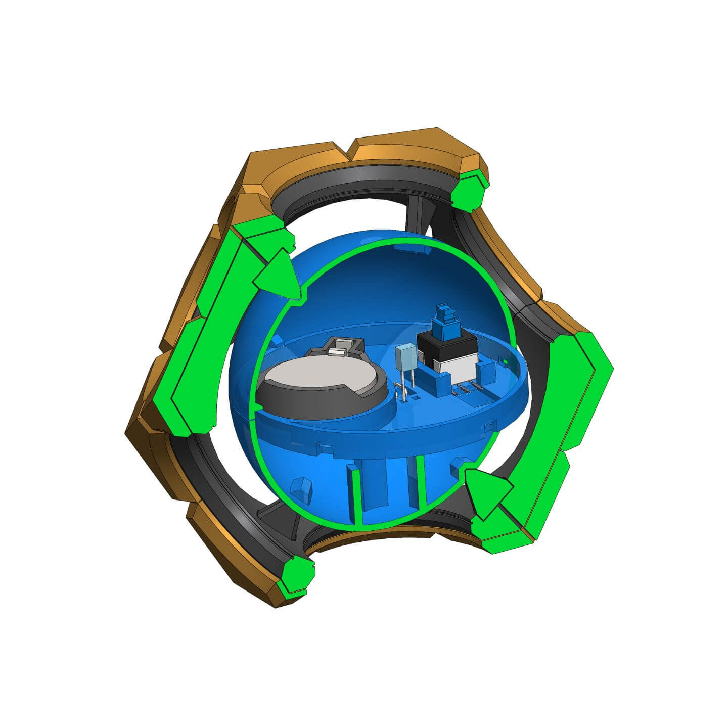 Overwatch Sigma Hyperspheres - 3D Model by MakerLab