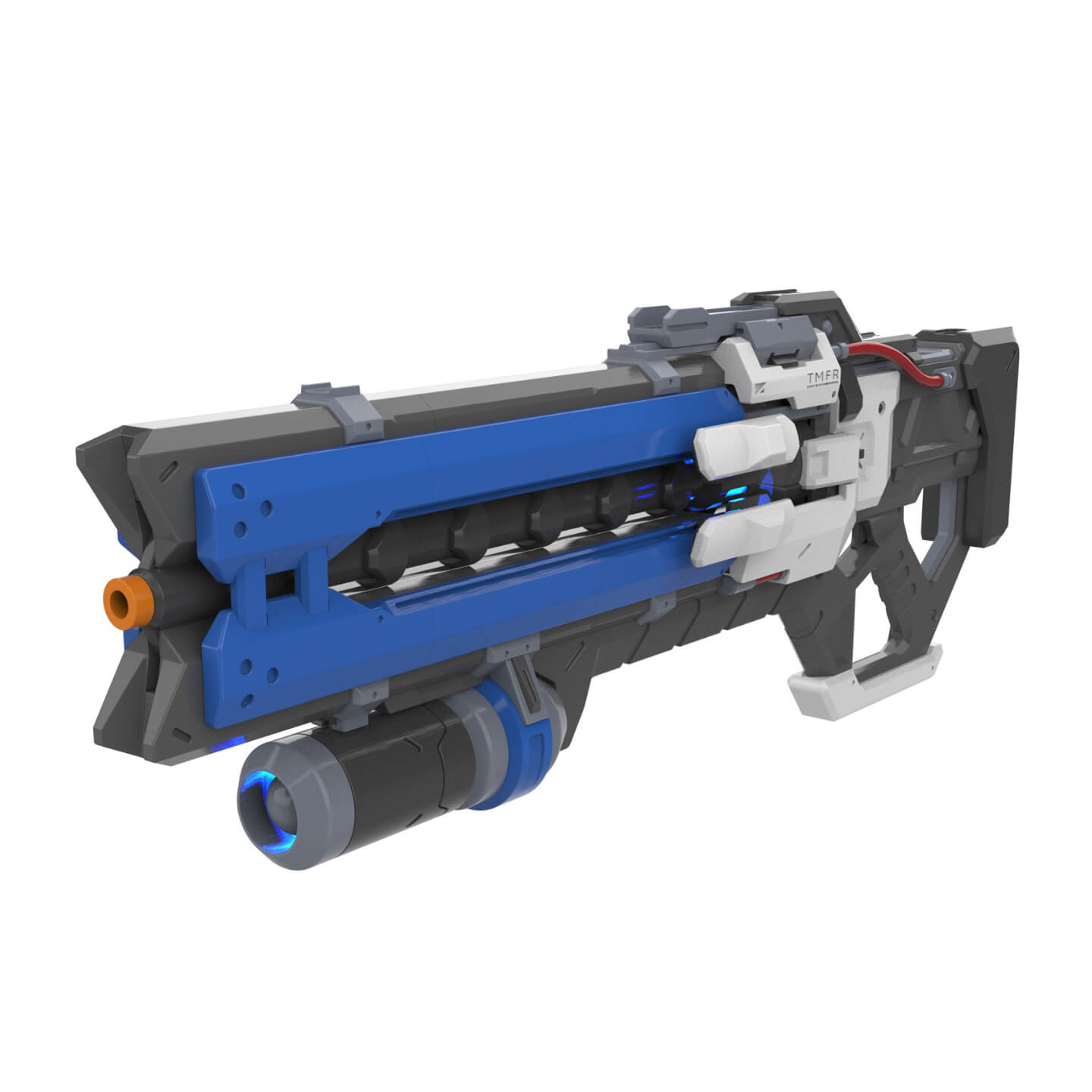 Overwatch Soldier 76 Pulse Cannon - STL OBJ CAD - Commercial 3D Model ...