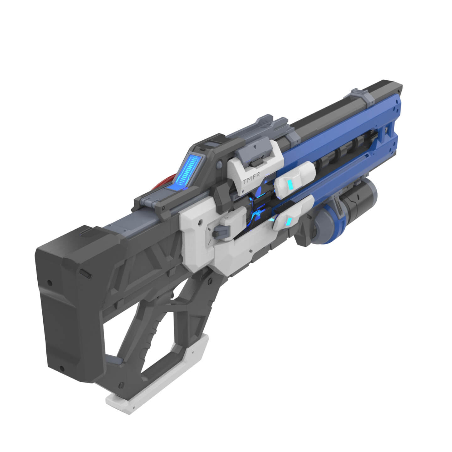 Overwatch Soldier 76 Pulse Cannon - STL OBJ CAD - Commercial 3D Print ...