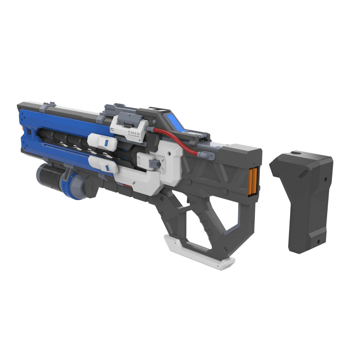 Overwatch Soldier 76 Pulse Cannon - STL OBJ CAD - Commercial 3D Print ...