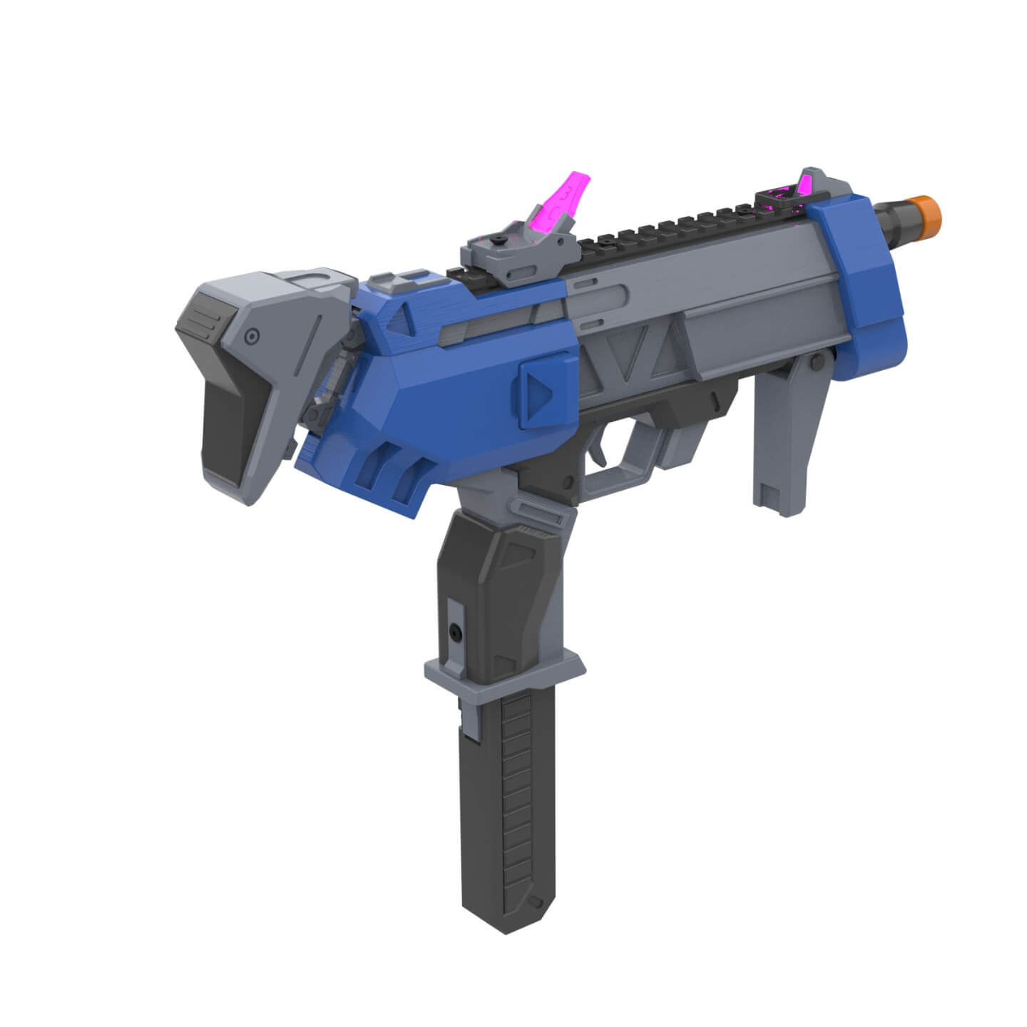 Overwatch Sombra Blaster Original - STL OBJ CAD - Commercial 3D Print ...