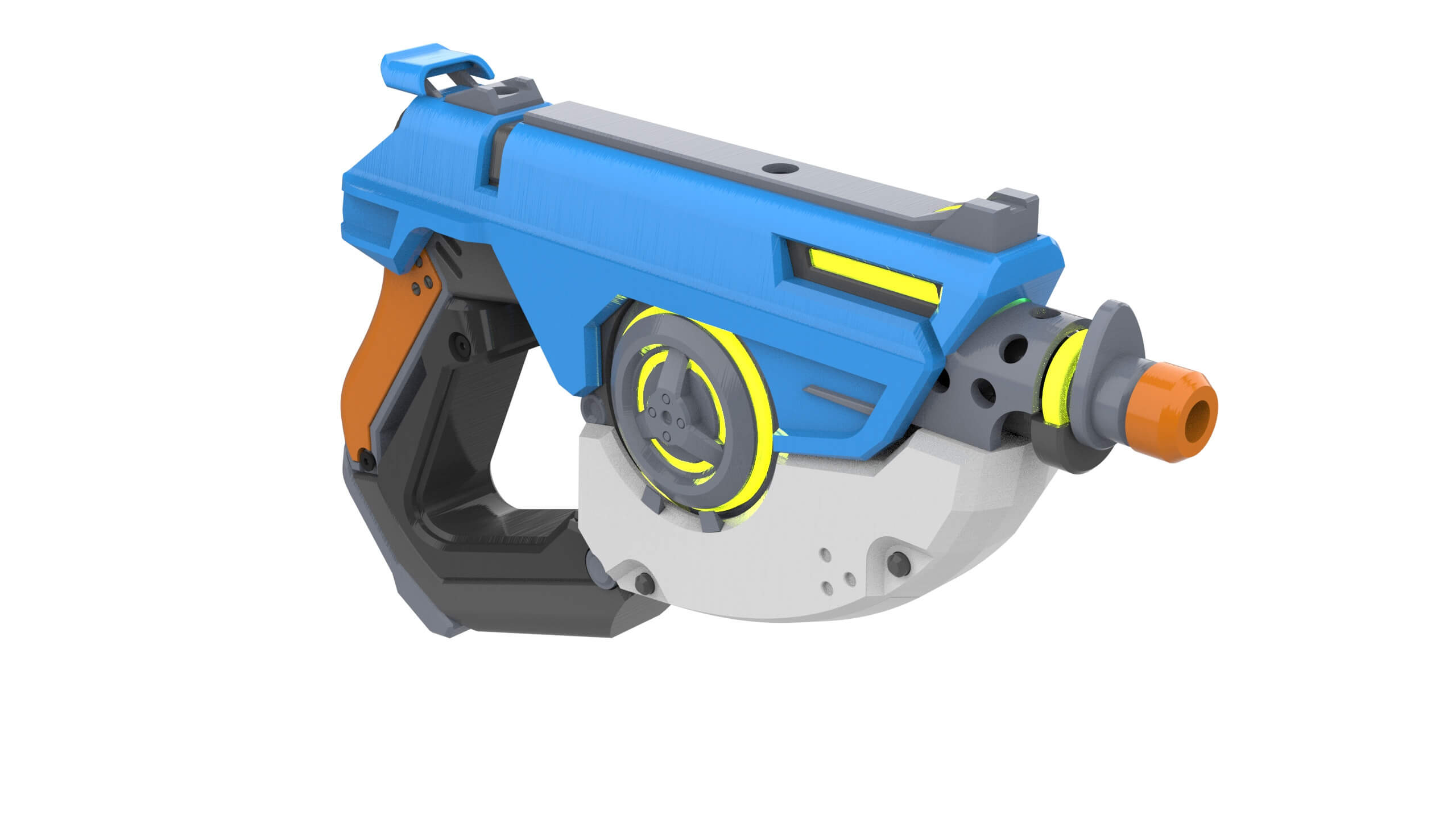 Overwatch Tracer Blaster Mach T Skin - 3D Model by MakerLab