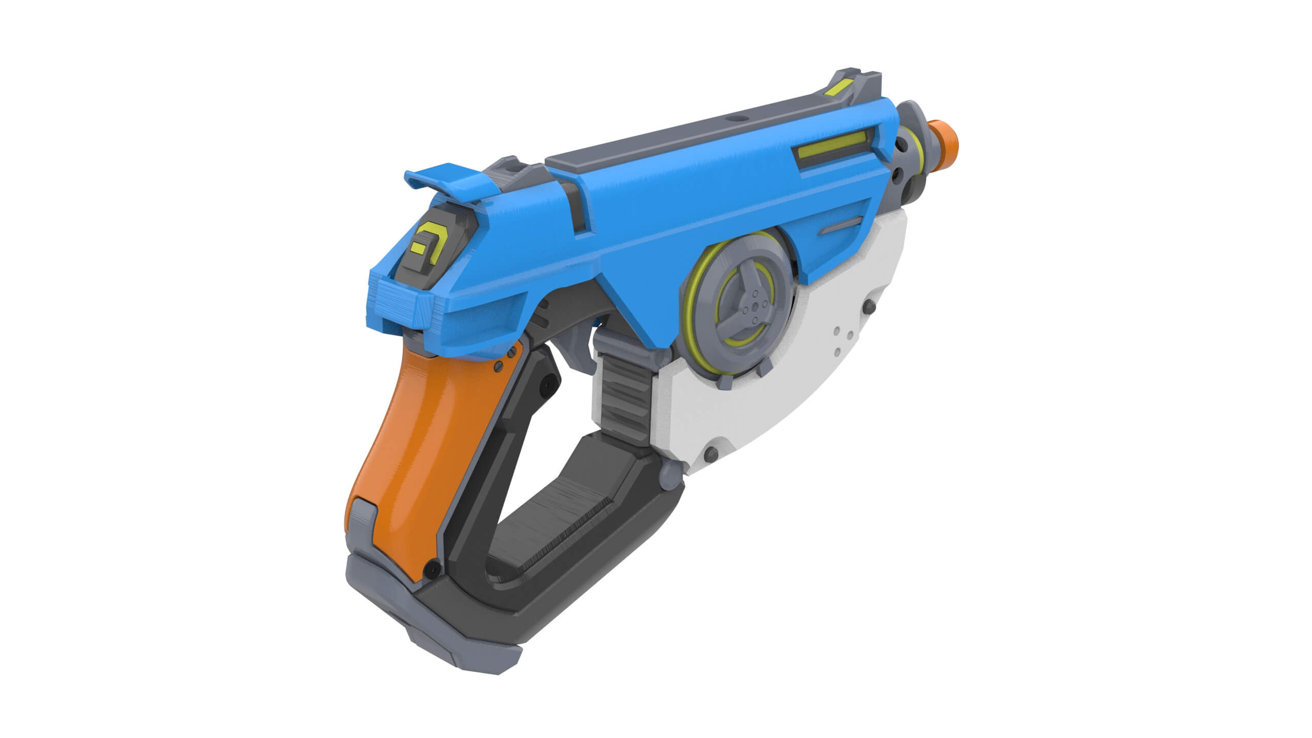 Overwatch Tracer Blaster Mach T Skin - 3D Model by MakerLab