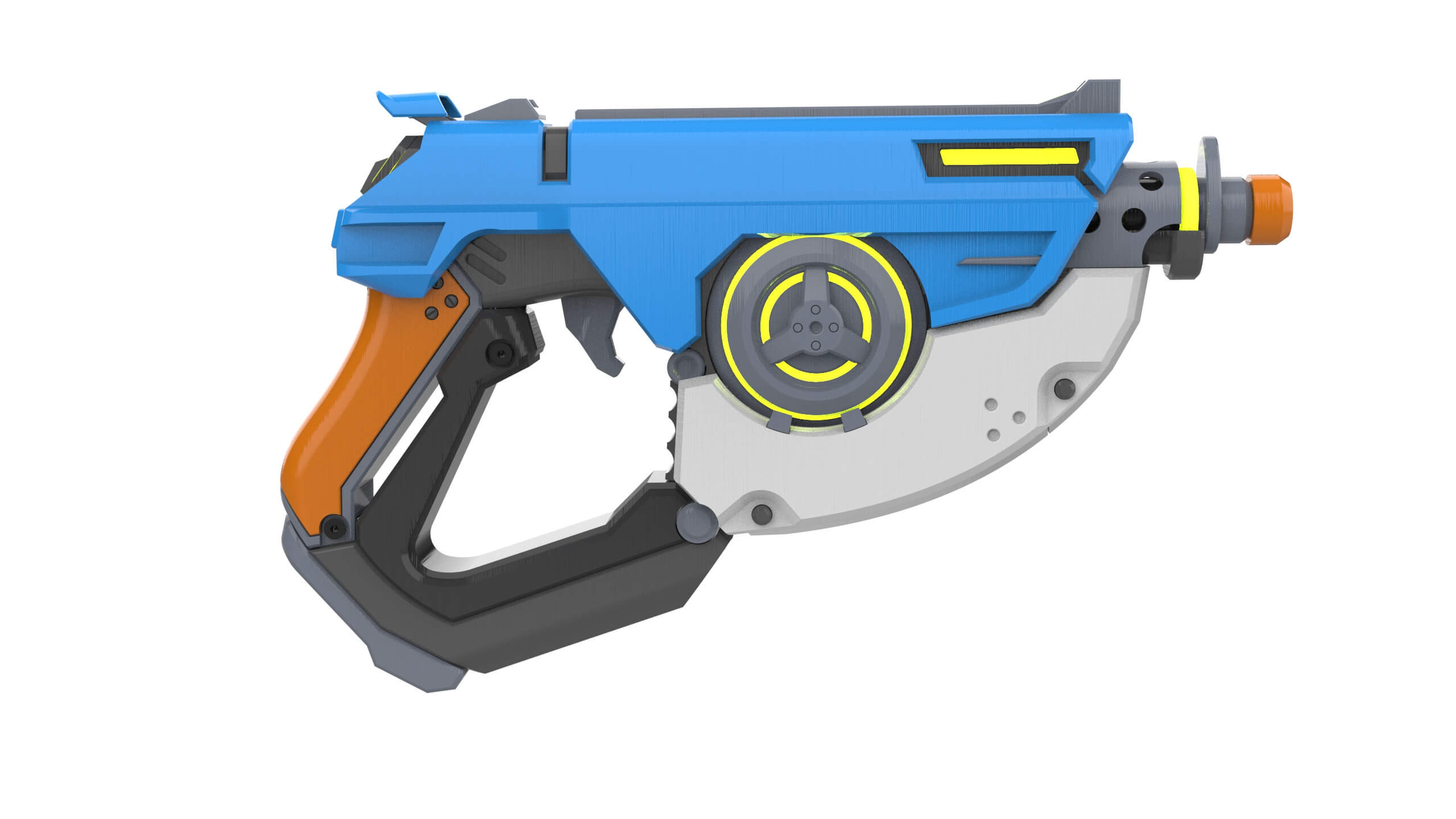 Overwatch Tracer Blaster Mach T Skin - 3D Model by MakerLab