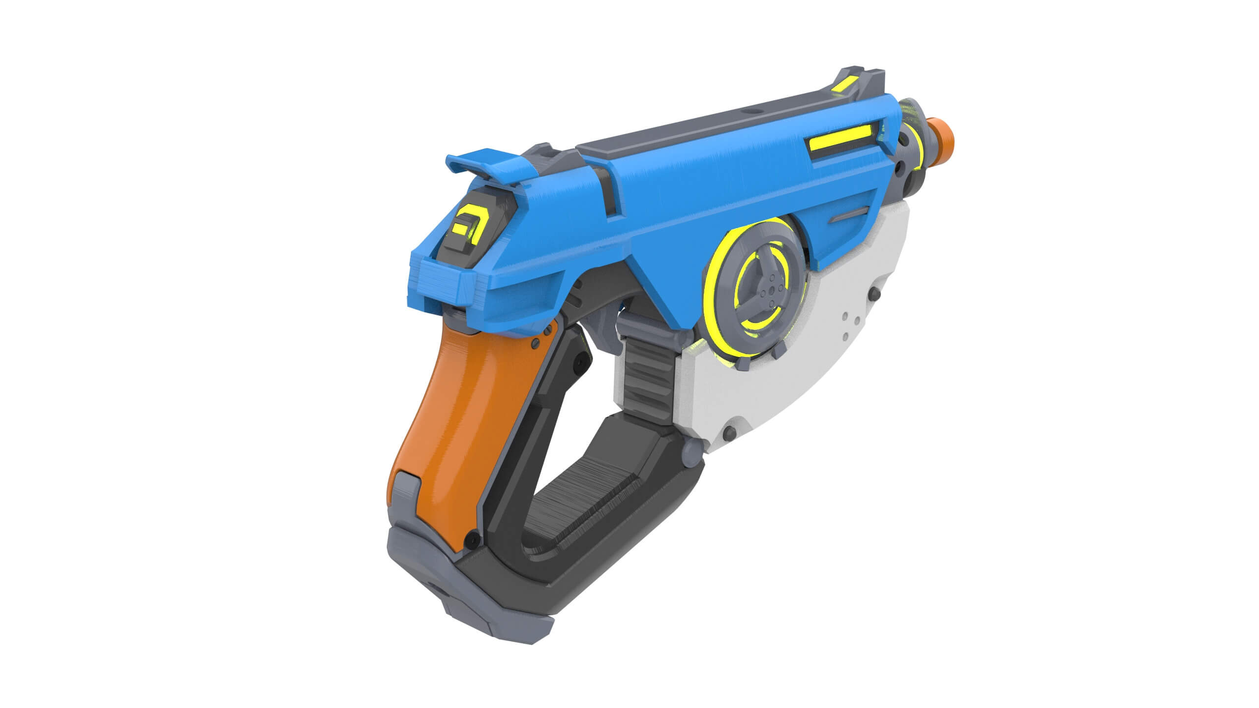 Overwatch Tracer Blaster Mach T Skin - 3D Model by MakerLab