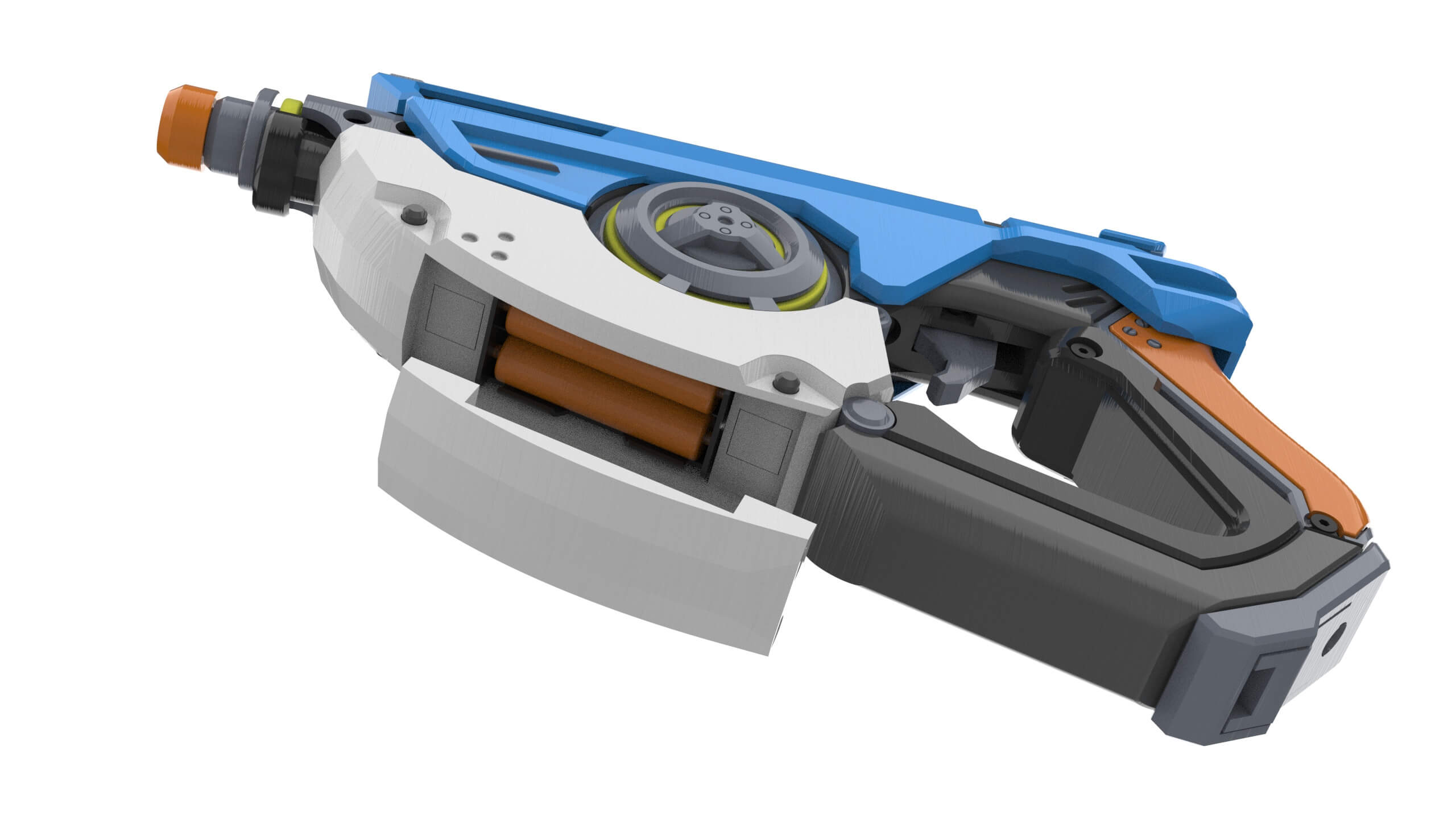 Overwatch Tracer Blaster Mach T Skin - 3D Model by MakerLab