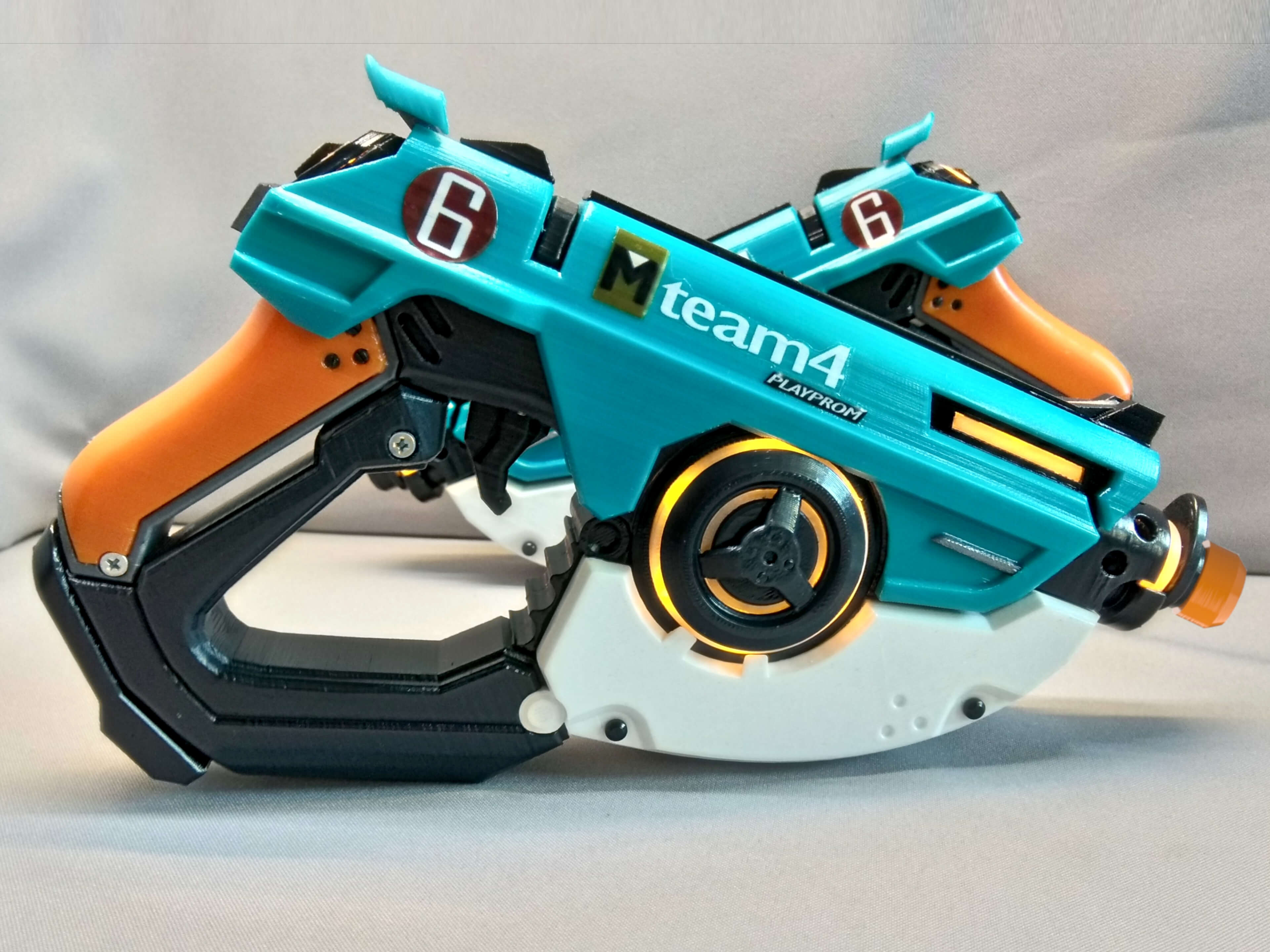 Overwatch Tracer Blaster Mach T Skin - 3D Model by MakerLab