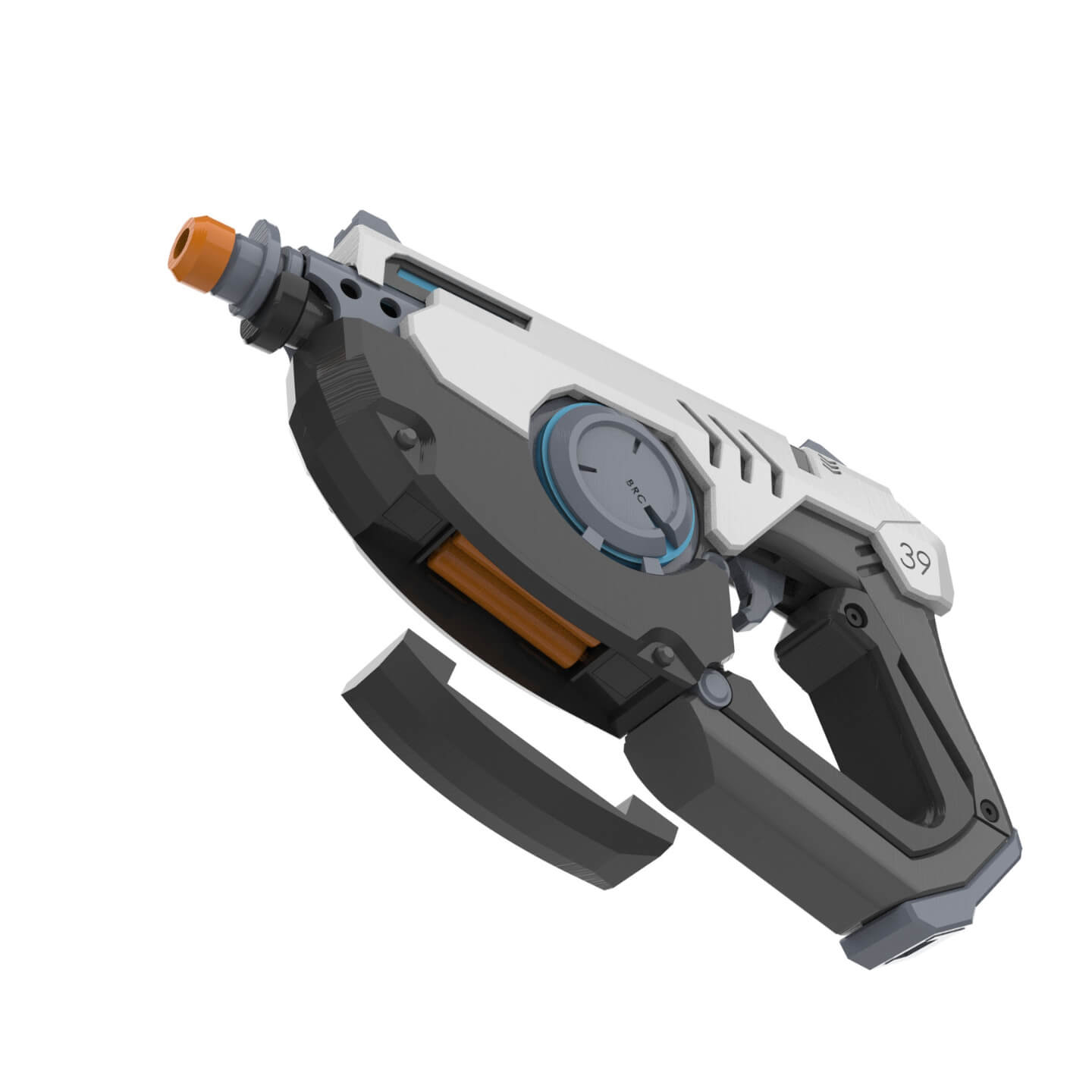Overwatch Tracer Blaster Original Skin - STL OBJ CAD Bundle 3D Model by ...