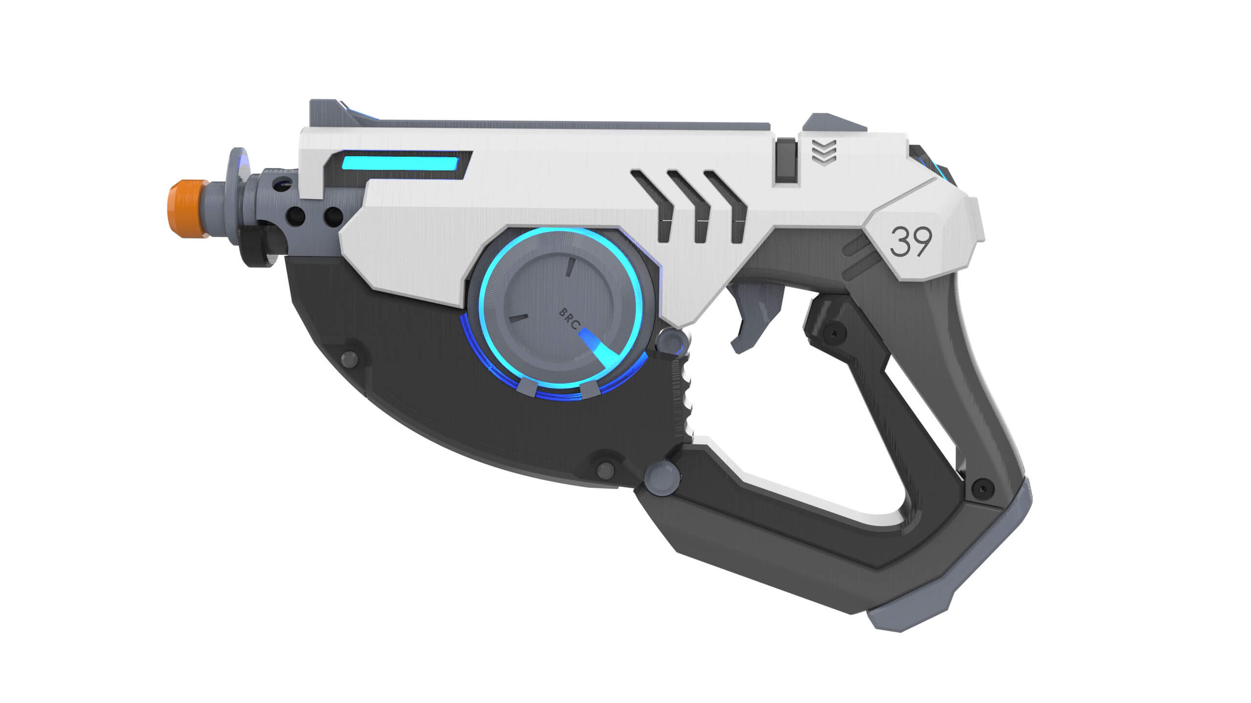 Overwatch Tracer Blaster Original Skin - 3D Model by MakerLab