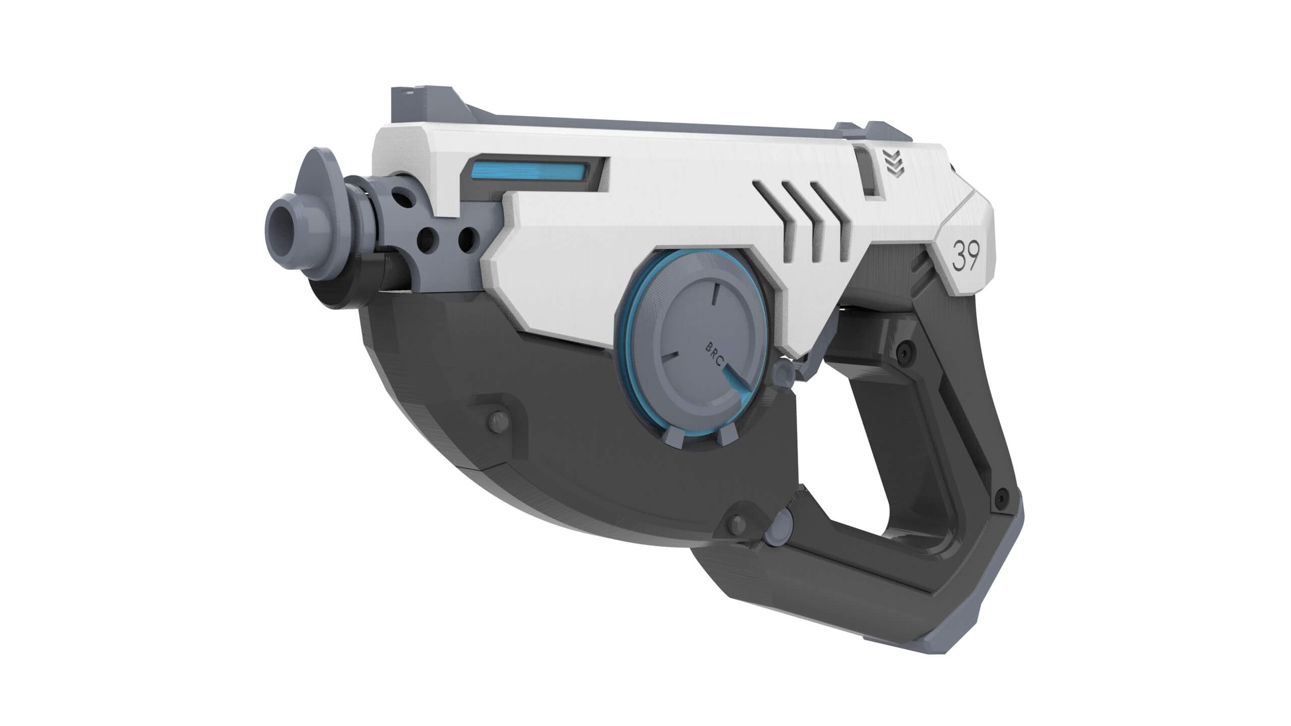 Overwatch Tracer Blaster Original Skin - 3D Model by MakerLab