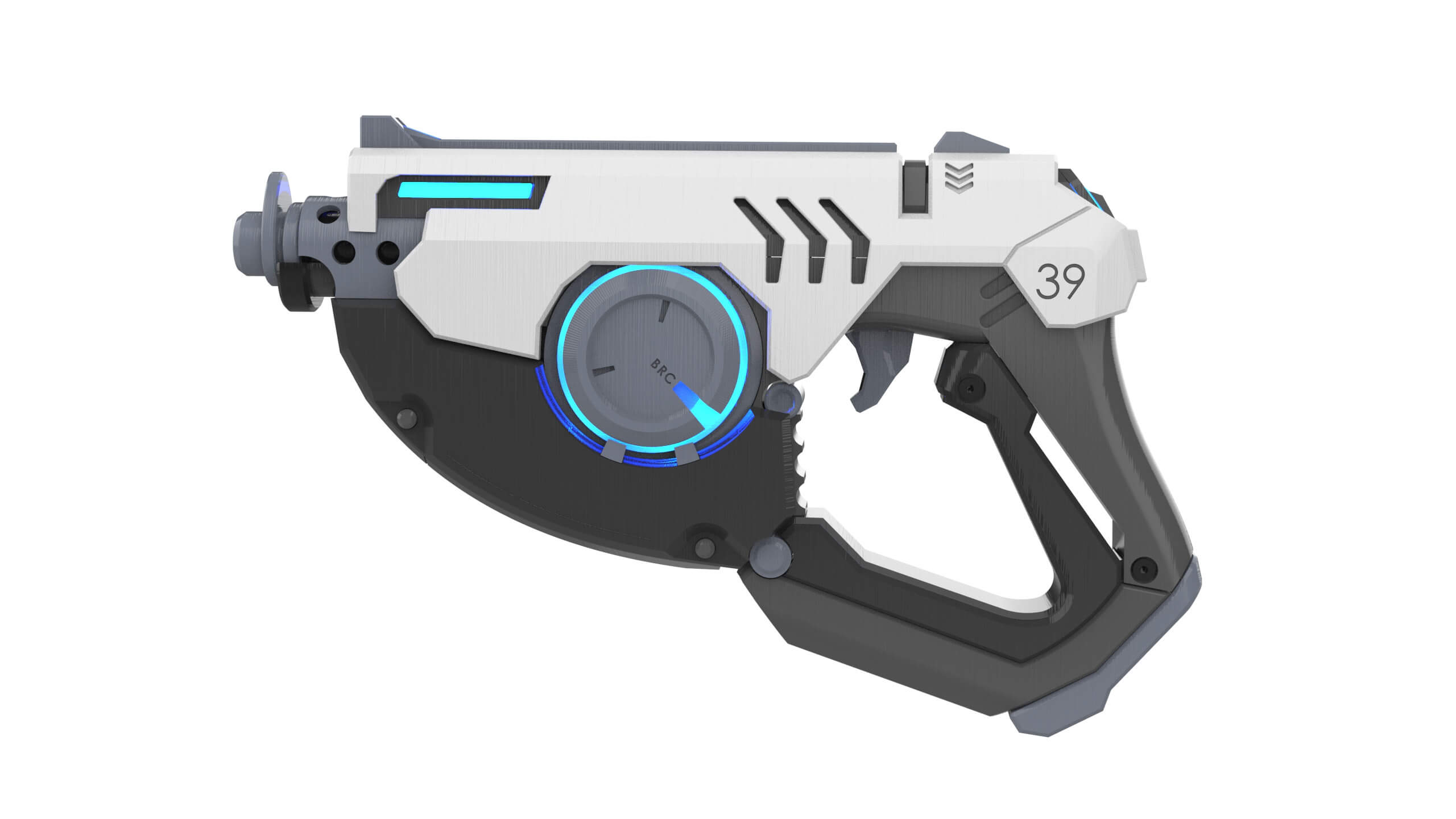 Overwatch Tracer Blaster Original Skin - 3D Model by MakerLab