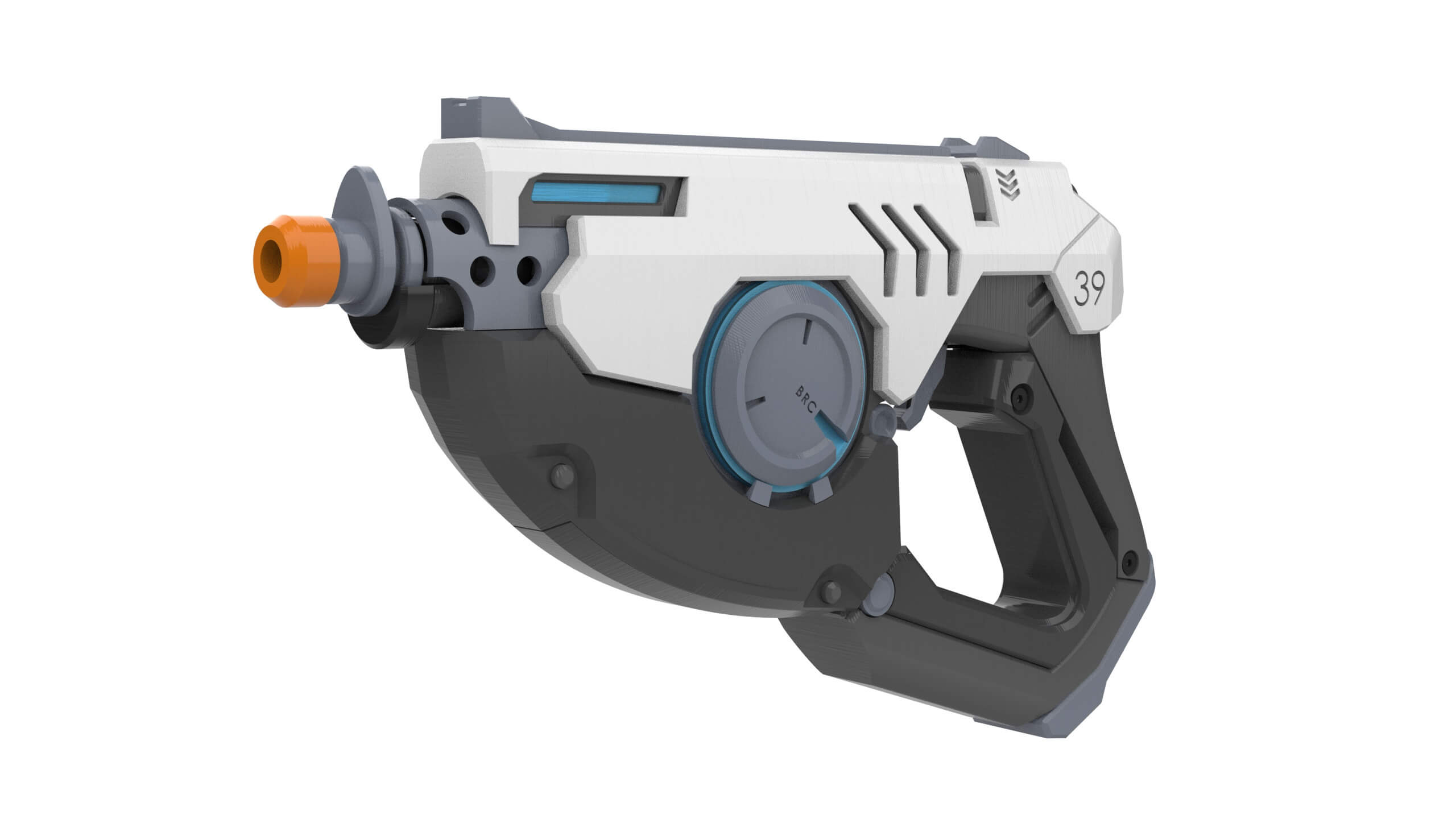 Overwatch Tracer Blaster Original Skin - 3D Model by MakerLab