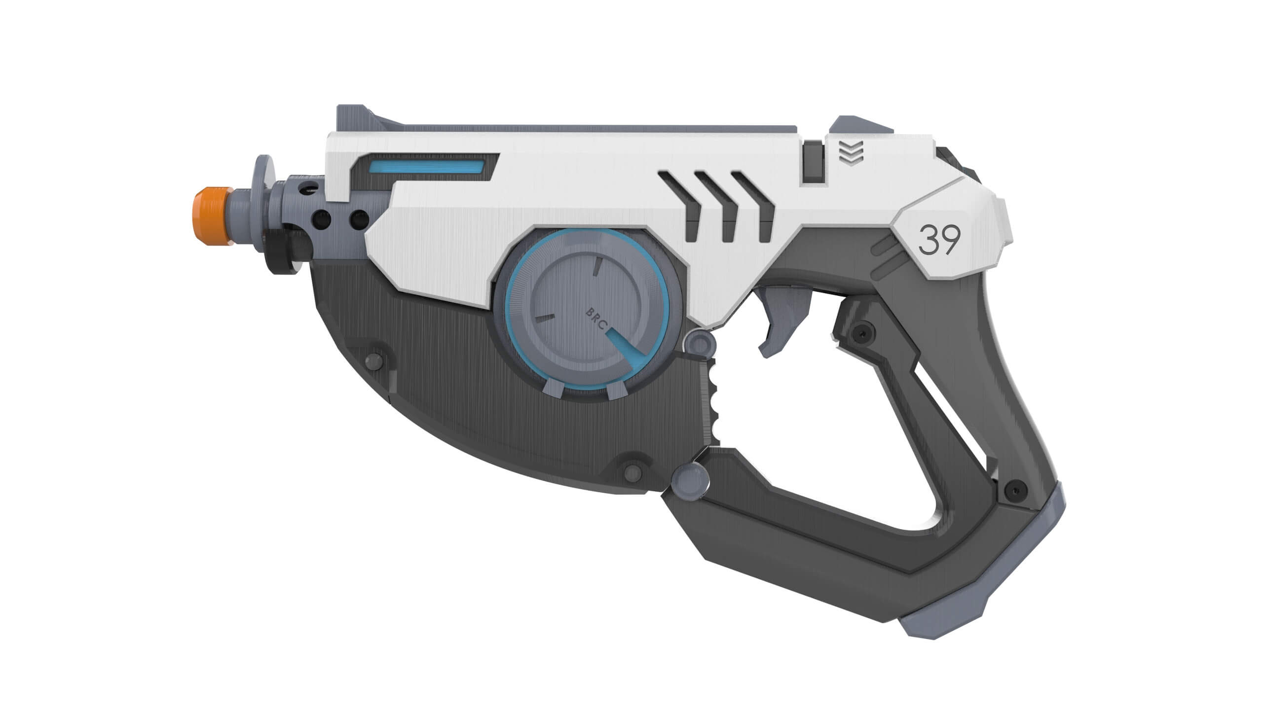 Overwatch Tracer Blaster Original Skin - 3D Model by MakerLab