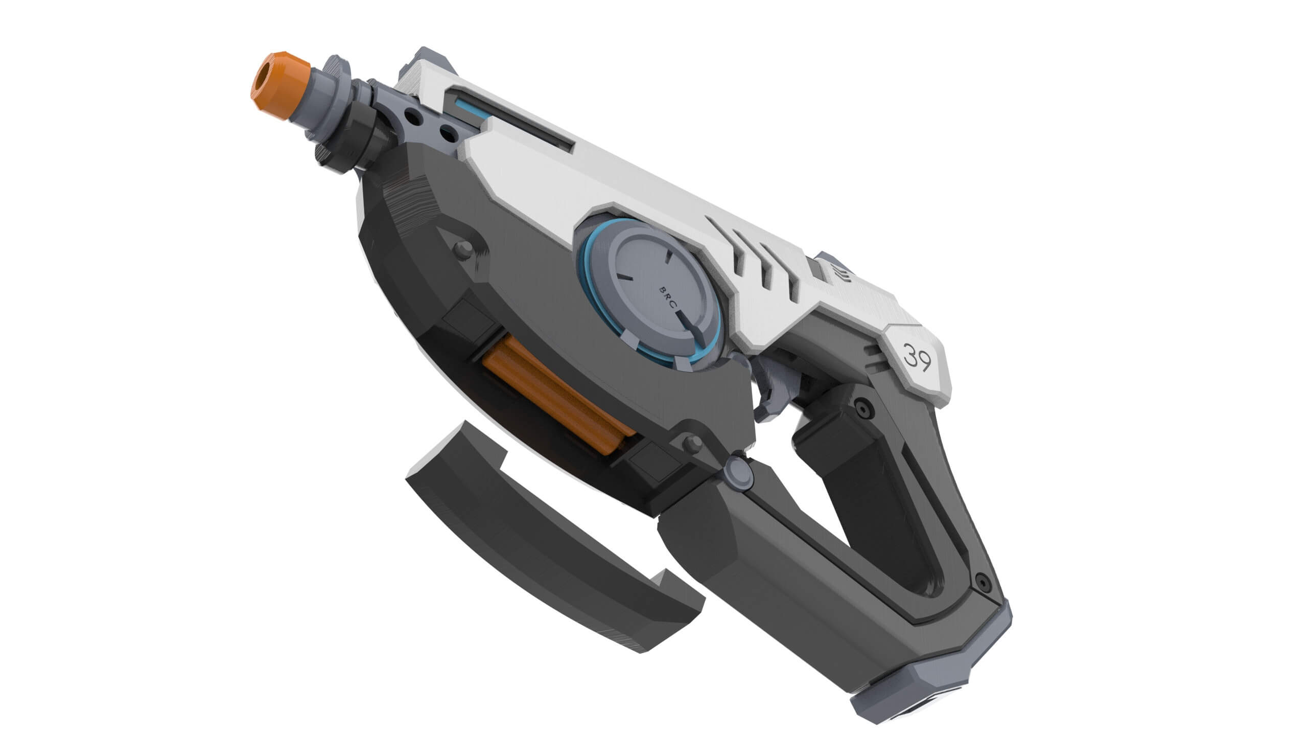 Overwatch Tracer Blaster Original Skin - 3D Model by MakerLab