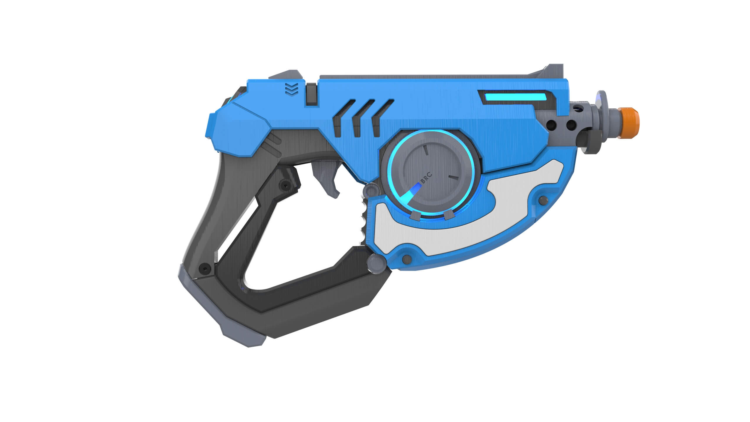 Overwatch Tracer Blaster Punk Skin - 3D Model by MakerLab