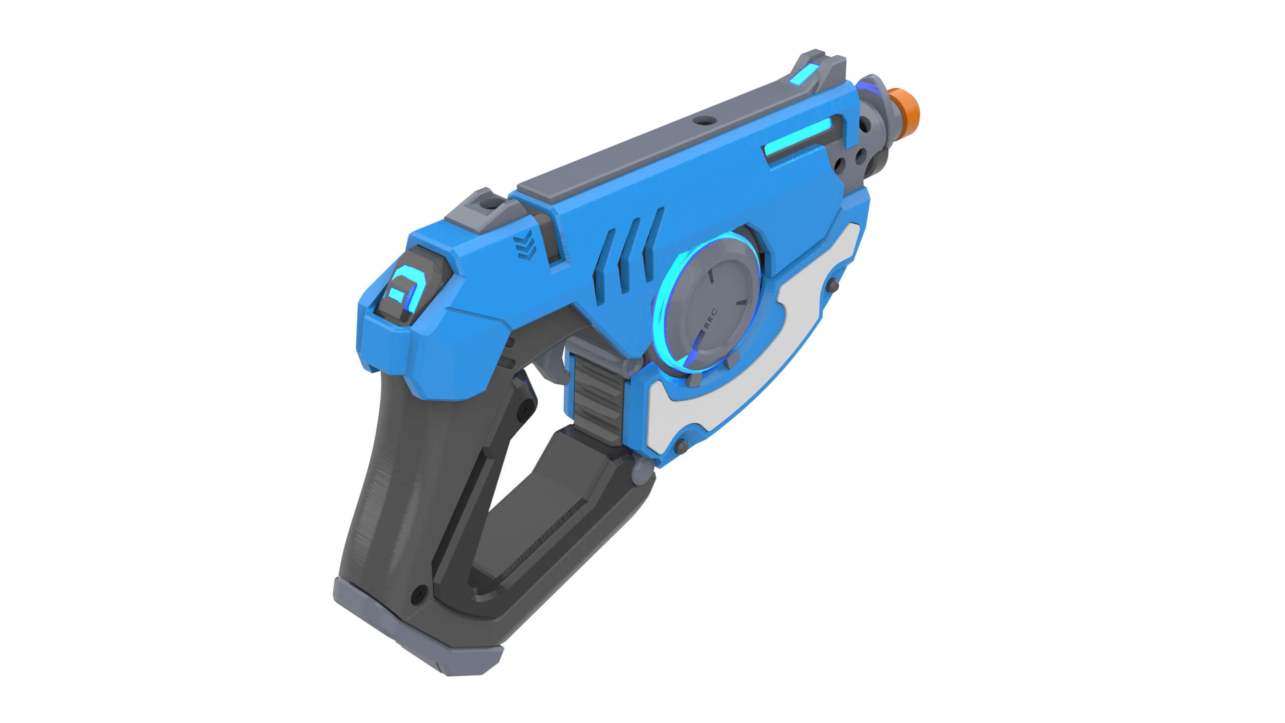Overwatch Tracer Blaster Punk Skin - 3D Model by MakerLab