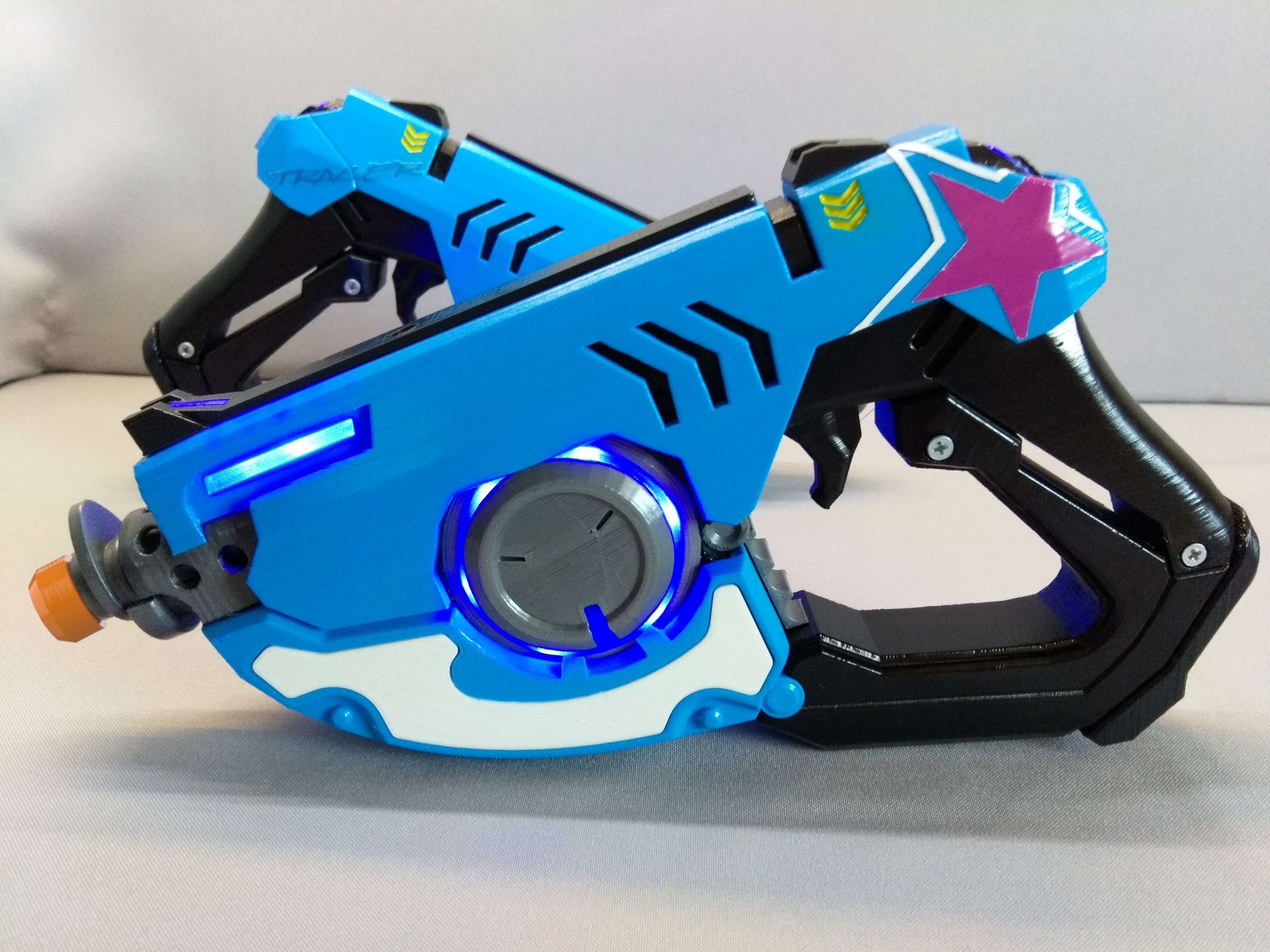 Overwatch Tracer Blaster Punk Skin - 3D Model by MakerLab