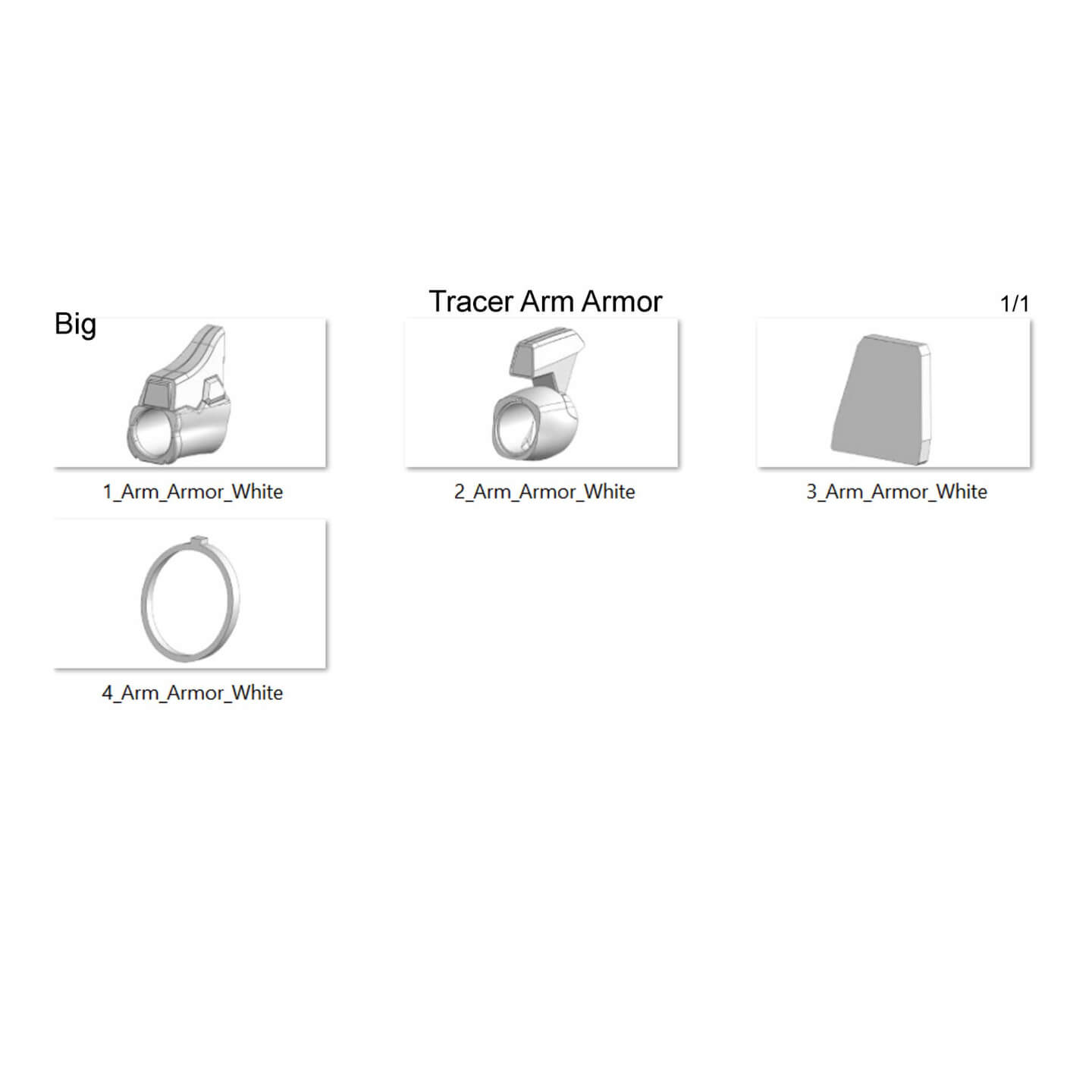 Overwatch Tracer Bundle - 3 Printable Models - Personal Use 3D Model by ...