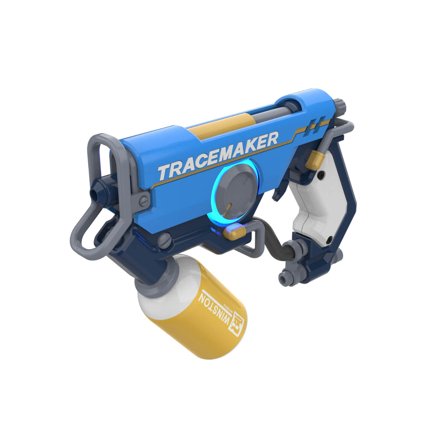 Overwatch Tracer Graffiti Skin Blaster - Stl OBJ CAD Bundle 3D Model by ...