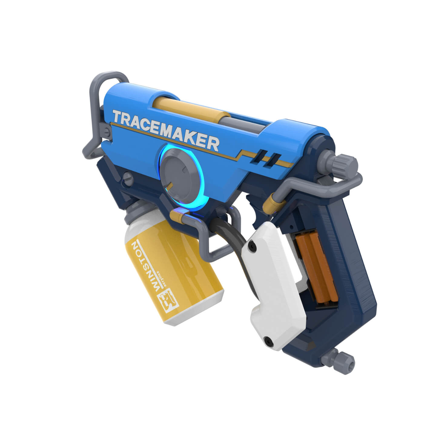Overwatch Tracer Graffiti Skin Blaster - Stl OBJ CAD Bundle 3D Model by ...