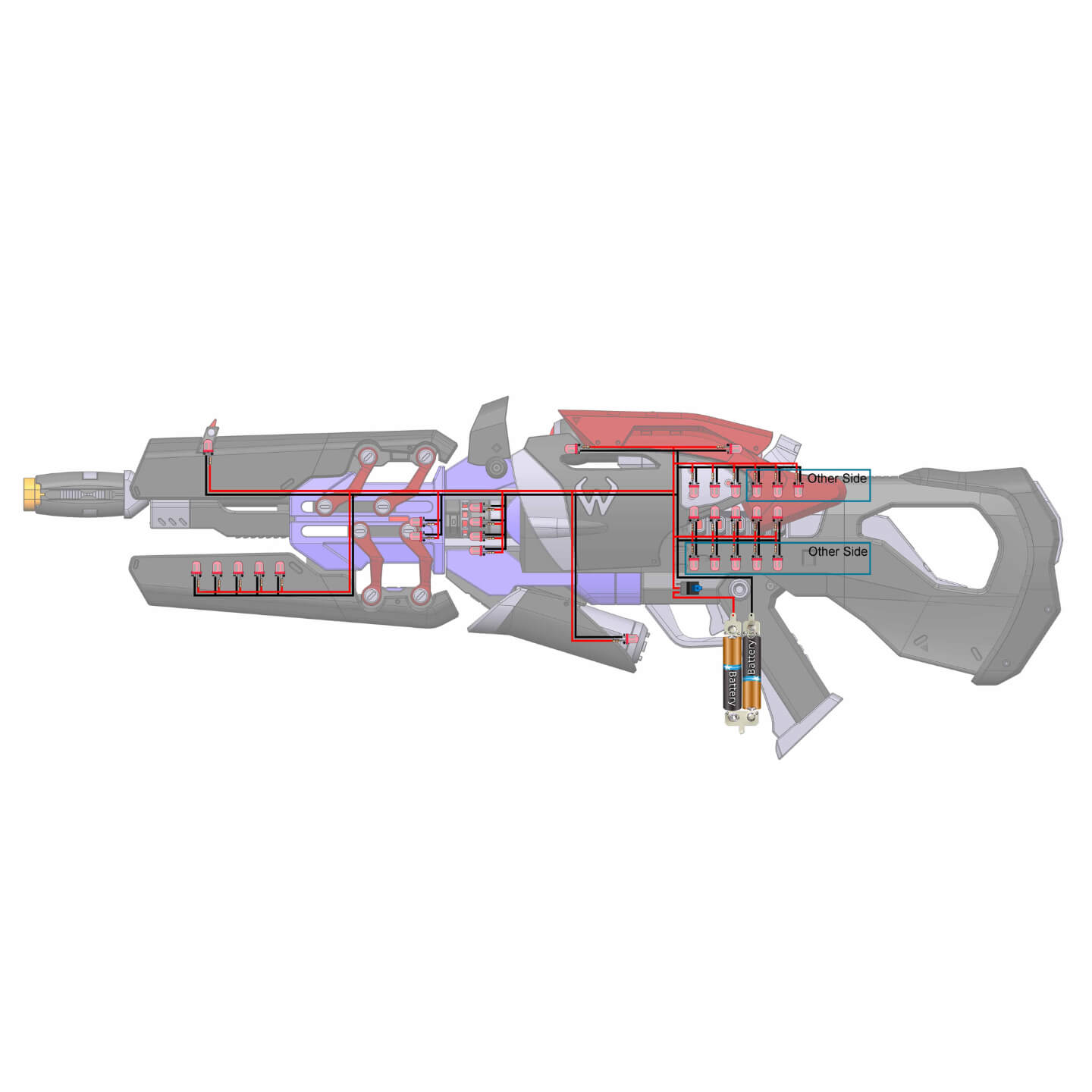 Overwatch Widowmaker Noire Skin - STL OBJ CAD - Commercial 3D Model by ...