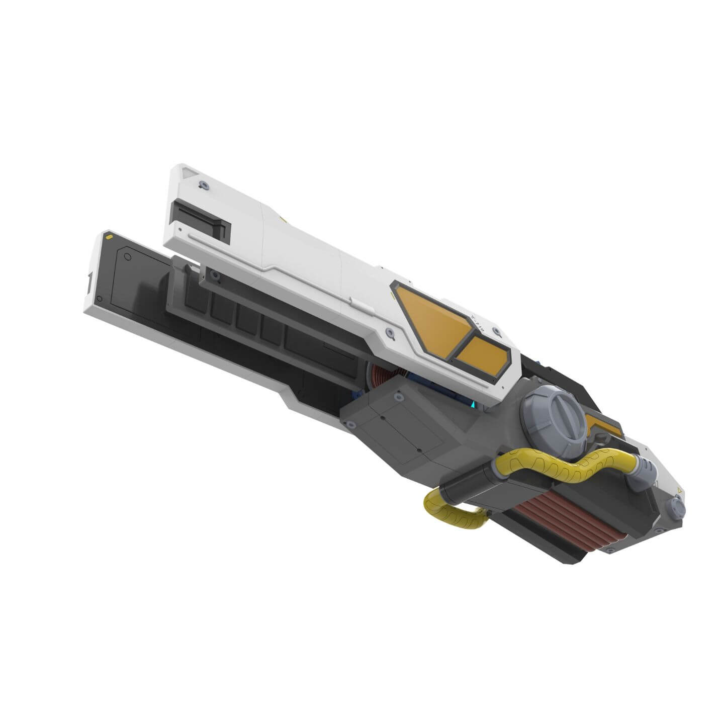 Overwatch Winston Tesla Cannon Stl Cad Bundle - 3D Model by MakerLab