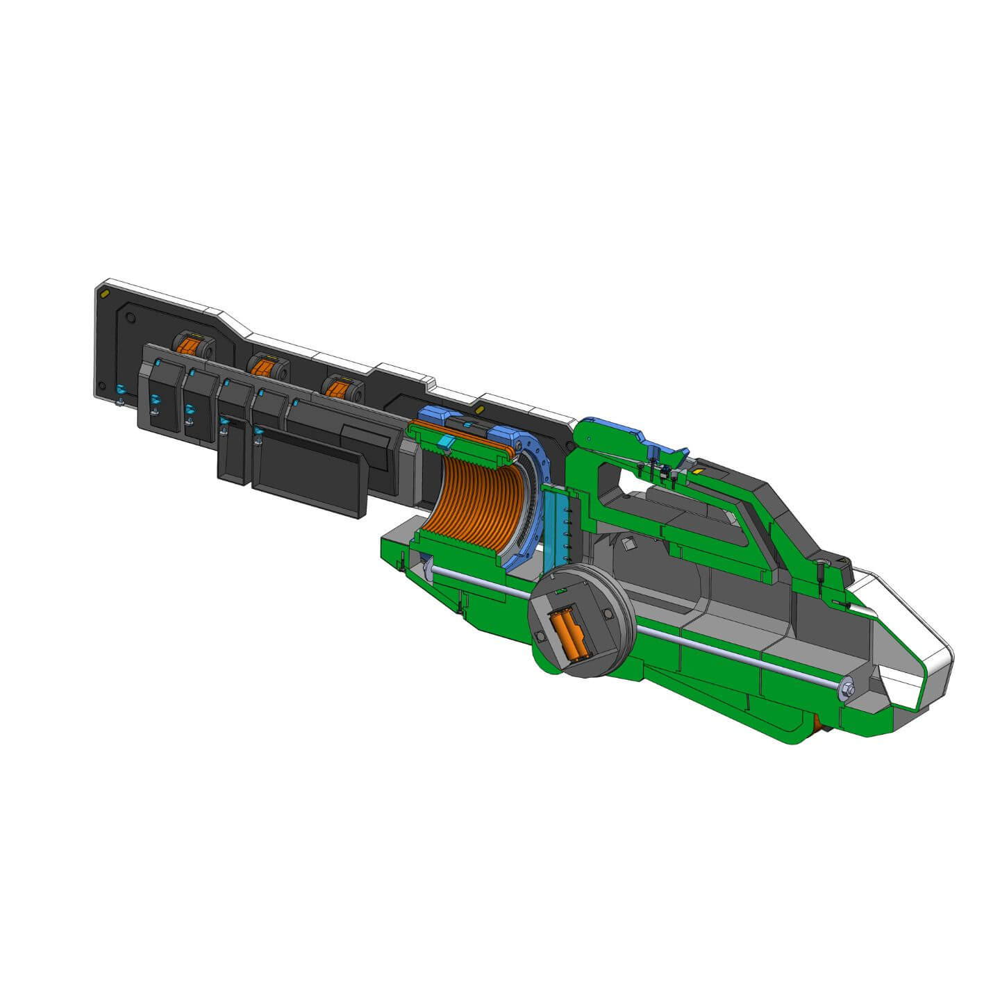 Overwatch Winston Tesla Cannon Stl Cad Bundle - 3D Model by MakerLab