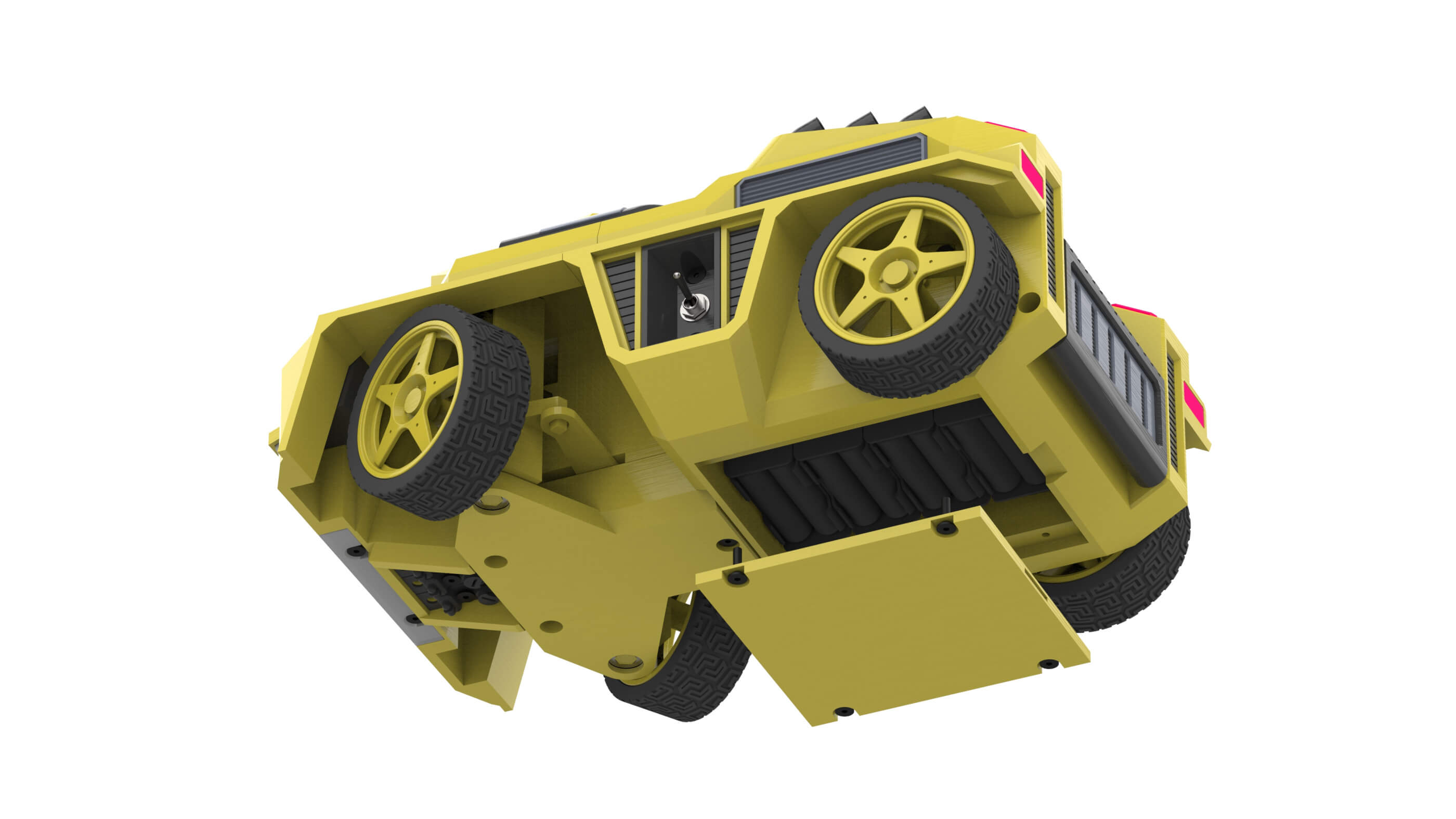 Pathfinder Housing for RC Car - 3D Model by MakerLab